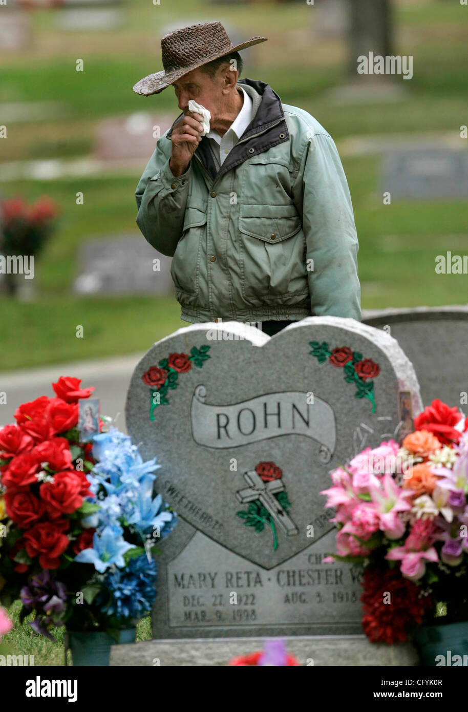 May 21 , 2007 Escondido, Ca.USA . CHESTER "CHET ROHN, a 89 year old ...