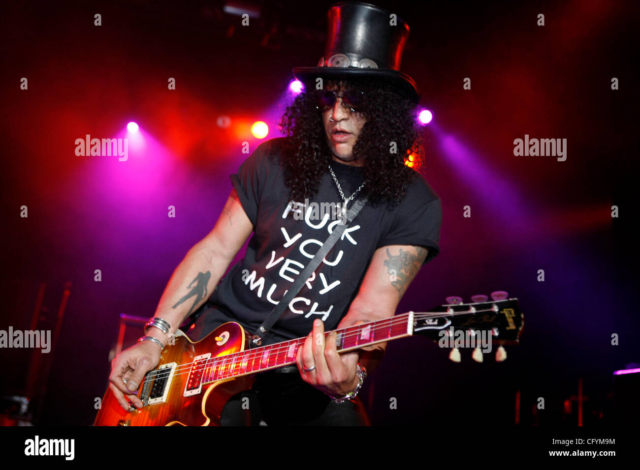 Velvet Revolver performing at The Nokia Theater on May 22, 2007. Band ...