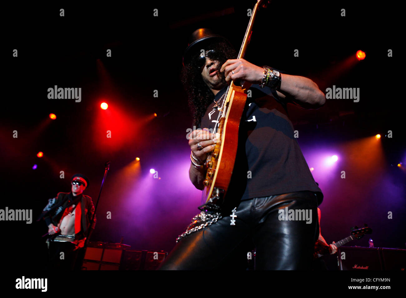 Velvet Revolver performing at The Nokia Theater on May 22, 2007. Band ...