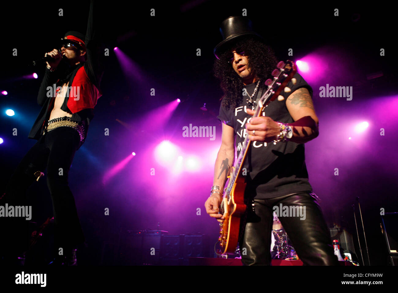 Velvet Revolver performing at The Nokia Theater on May 22, 2007. Band ...