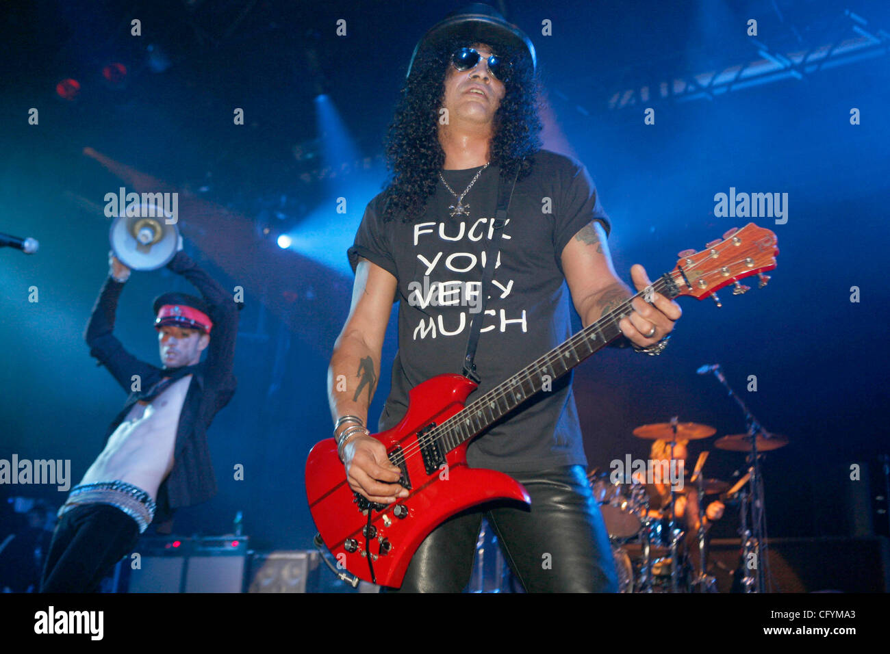 Velvet Revolver performing at The Nokia Theater on May 22, 2007. Band ...