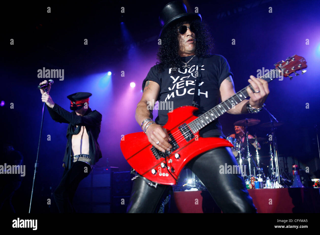 Velvet Revolver performing at The Nokia Theater on May 22, 2007. Band ...