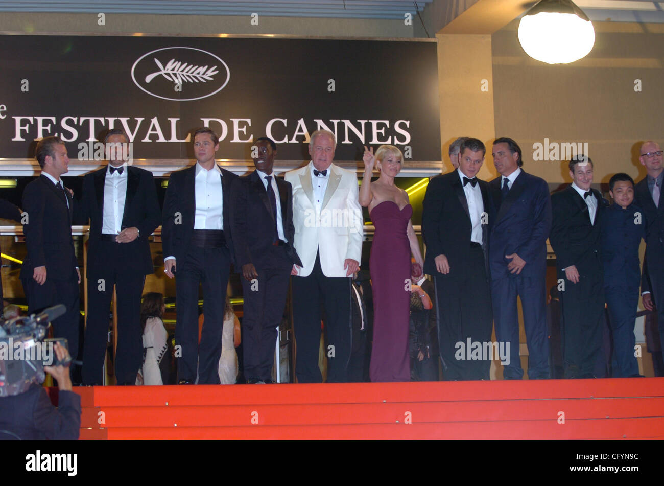 Andy Garcia, producer Jerry Weintraub, Don Cheadle, Matt Damon, George ...