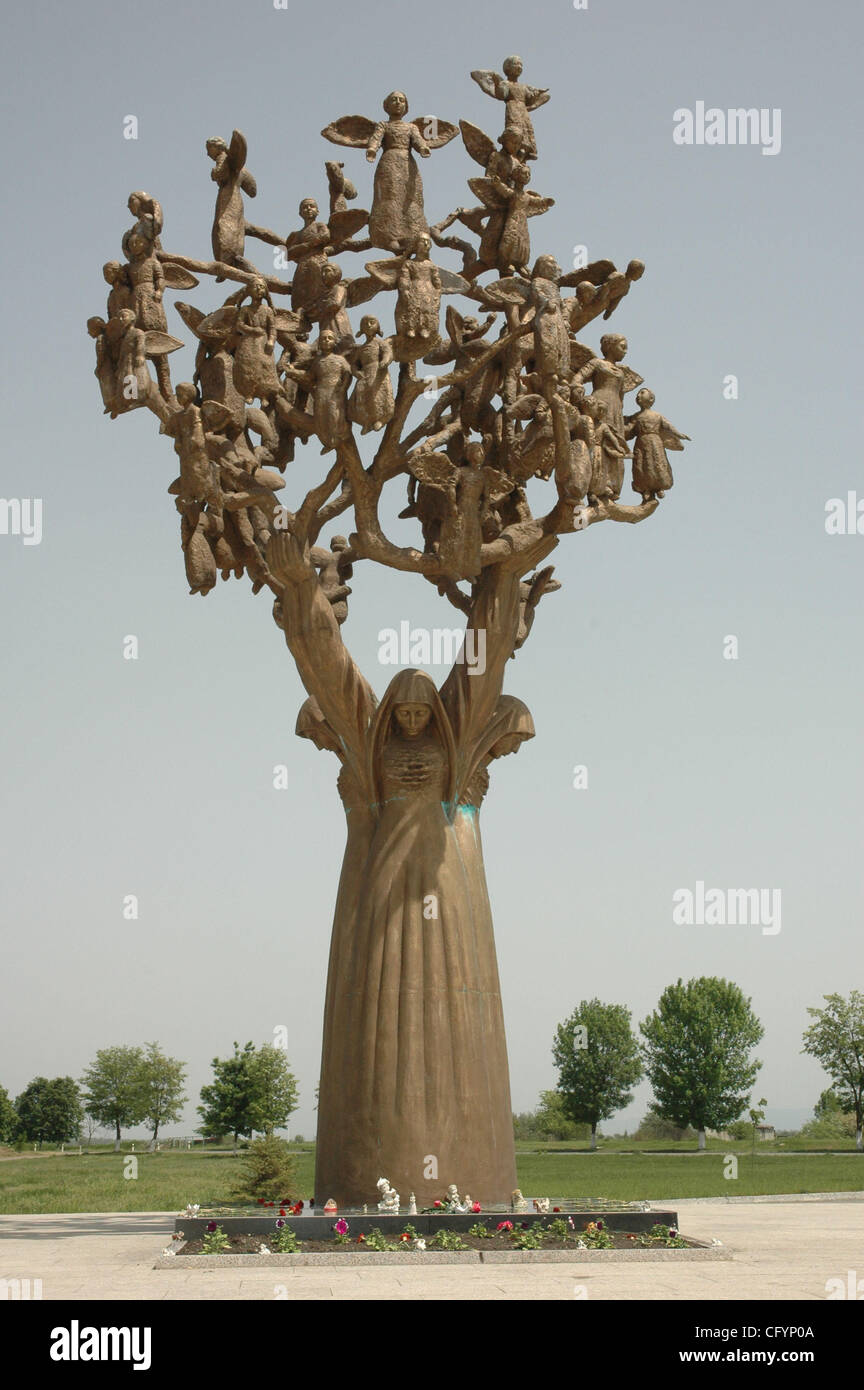 Five years on from the Beslan school siege ; pictured: The monument in ...