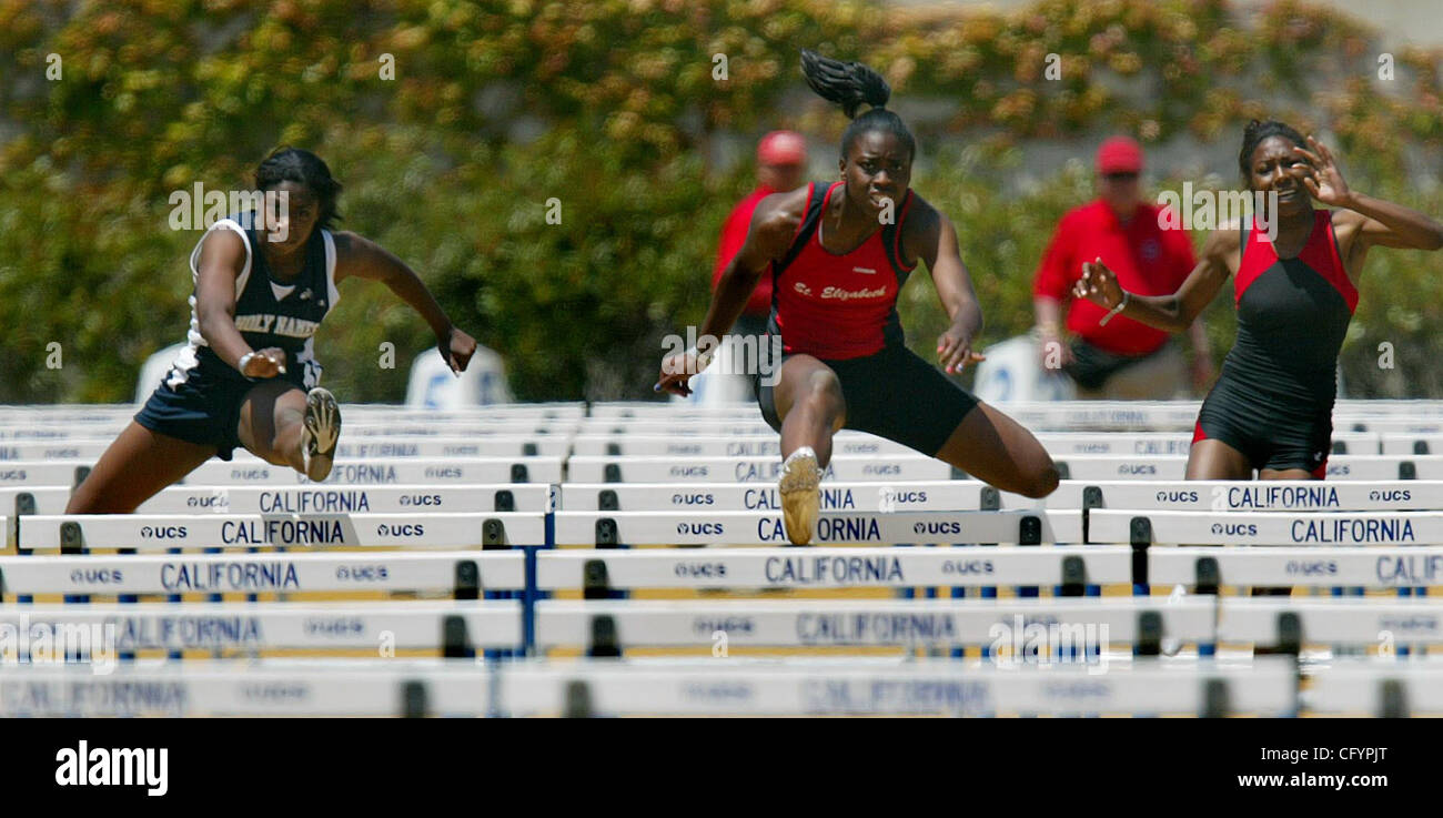 From left, KeNyia Richardson of Holy Names, Julian Purvis of St ...