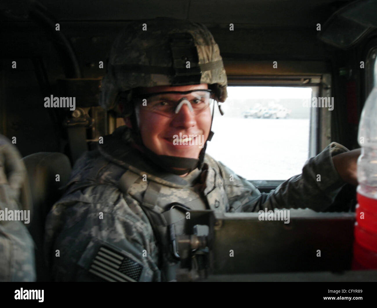 May 29, 2007, Ramona, California, USA Copy of photo of Army Specialist ...