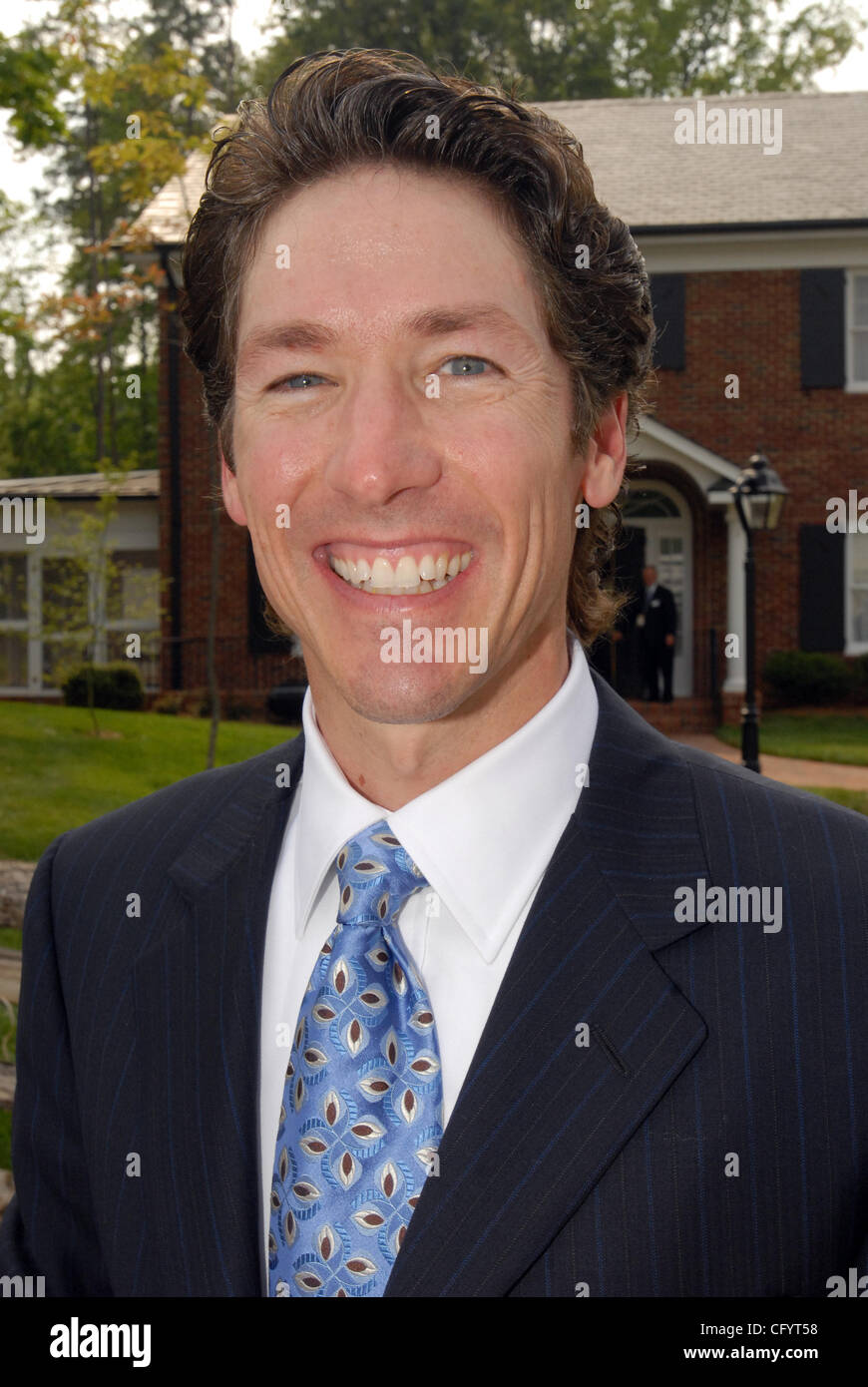 May 31, 2007 Charlotte, NC; USA, Evanglist JOEL OLSTEIN takes a few ...