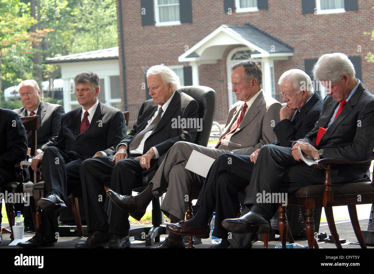 May 31, 2007 Charlotte, NC; USA, (L-R) Evanglist FRANKLIN GRAHAM, BILLY ...