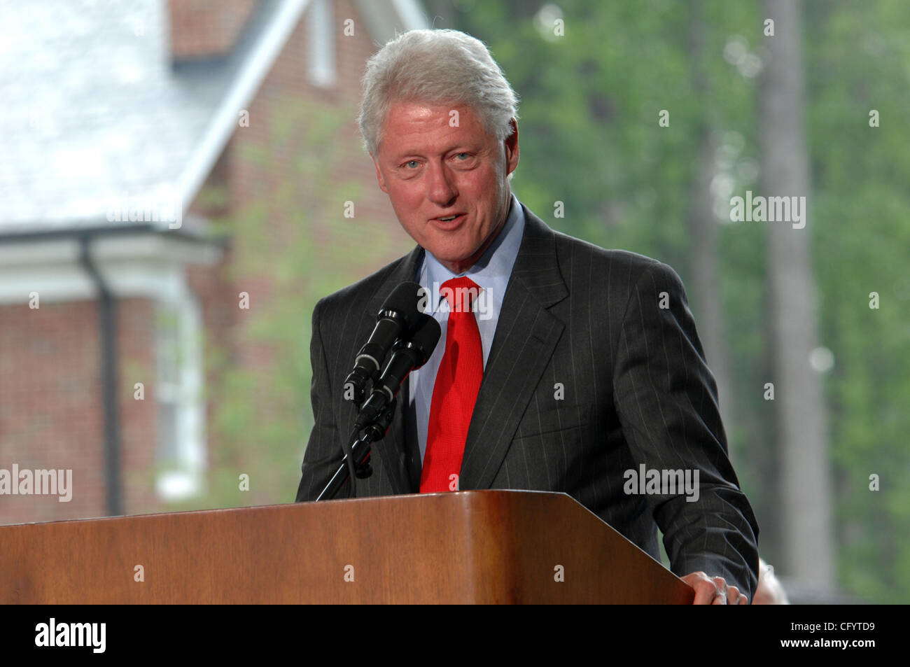May 31, 2007 Charlotte, NC; USA, Former President BILL CLINTON makes ...