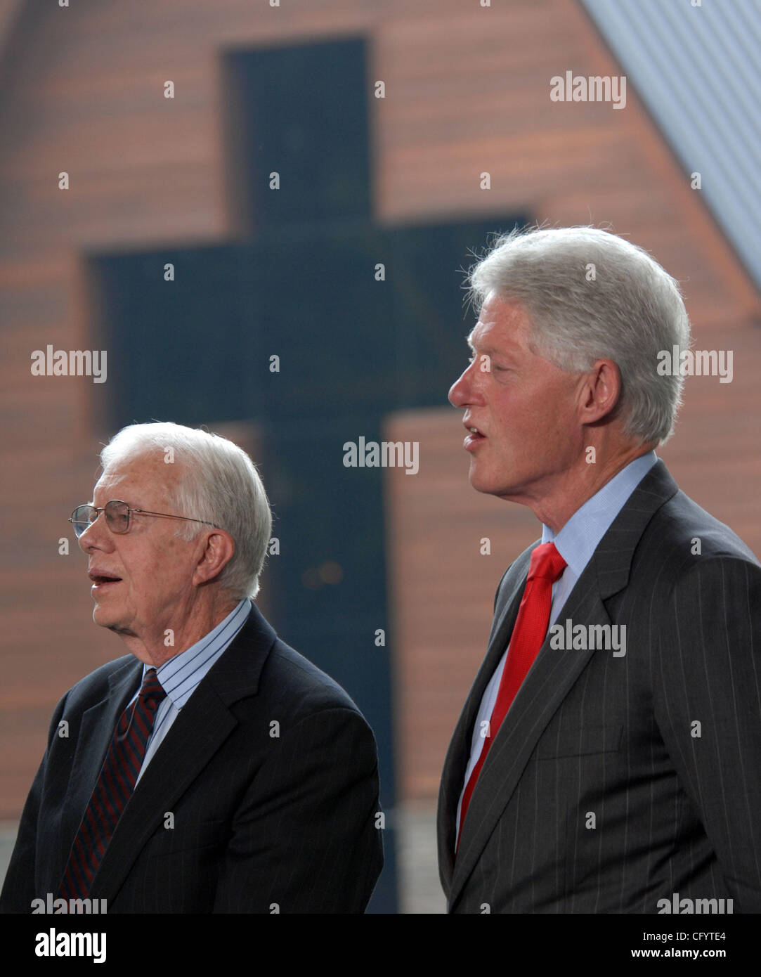 May 31, 2007 Charlotte, NC; USA, Former Presidents BILL CLINTON and ...