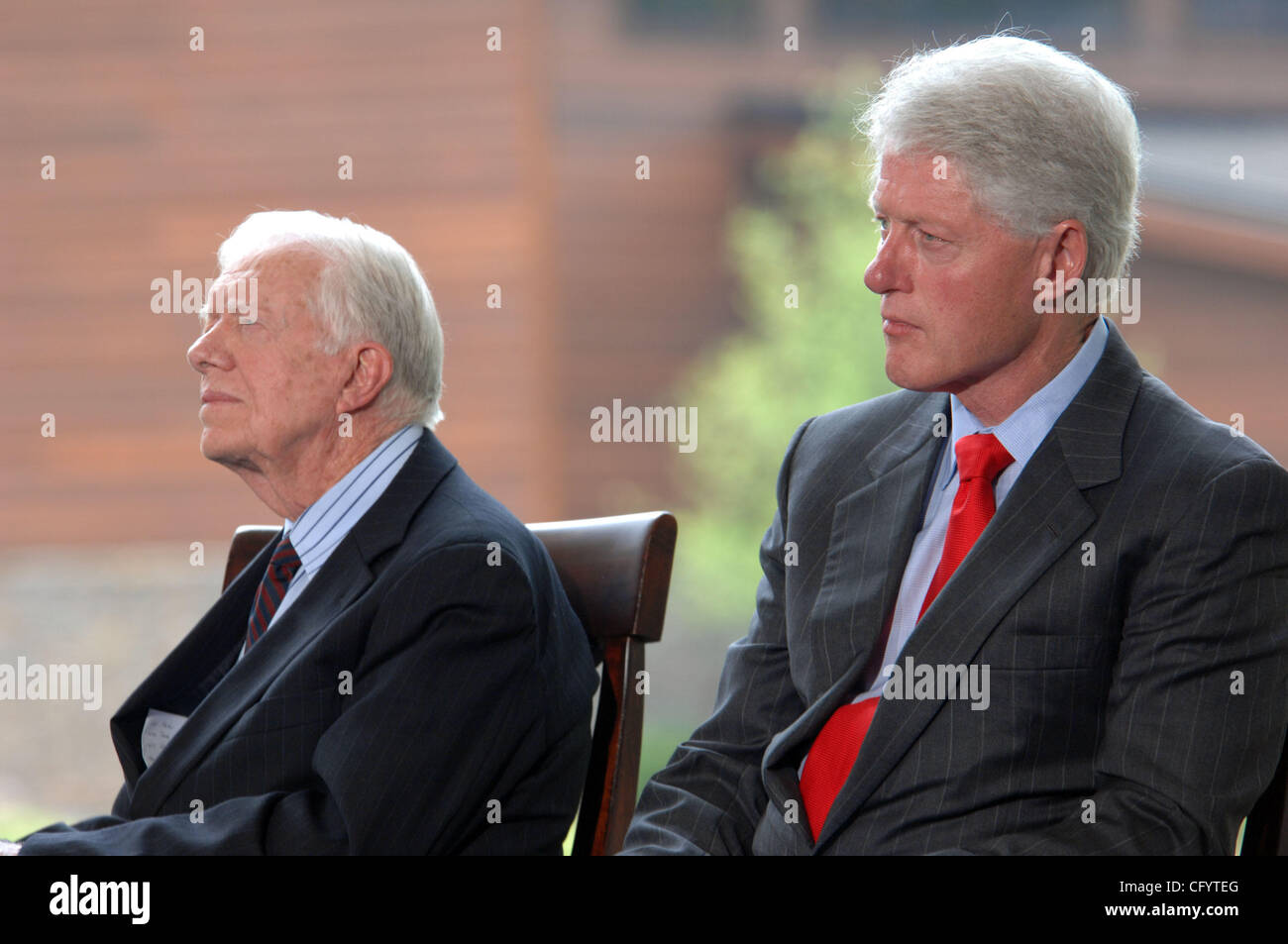 May 31, 2007 Charlotte, NC; USA, Former Presidents BILL CLINTON and ...