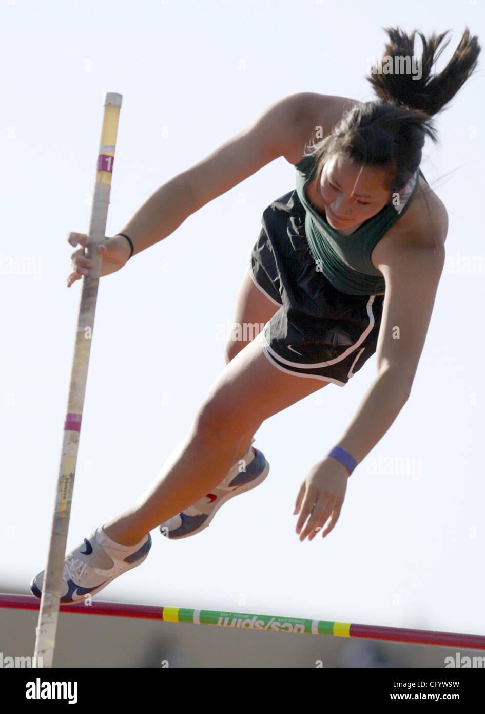 Courtney Keihl of Mission San Jose fails to clear the bar at 11.08 ...