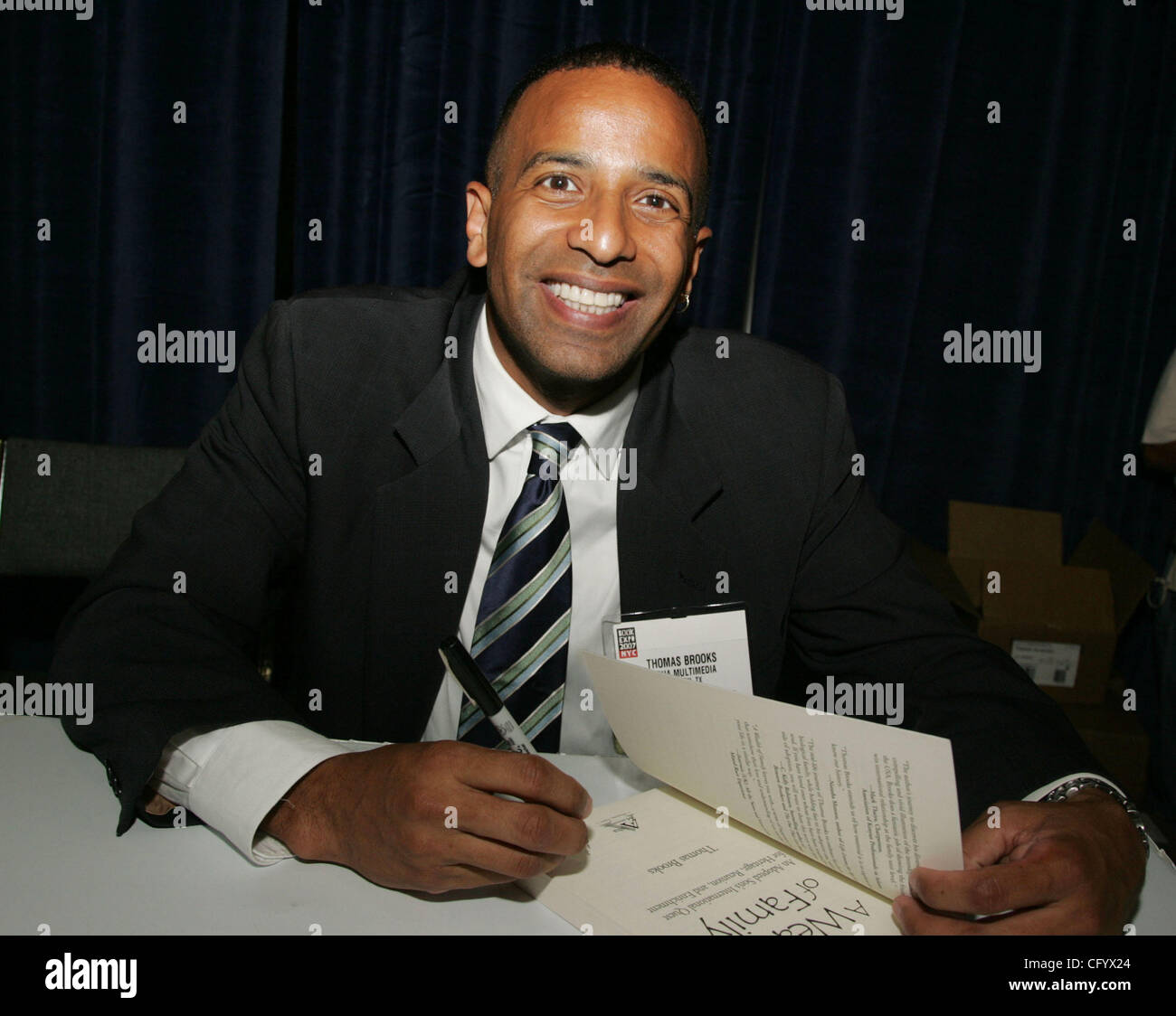 Jun 02, 2007 - New York, NY, USA - Author THOMAS BROOKS promotes his ...