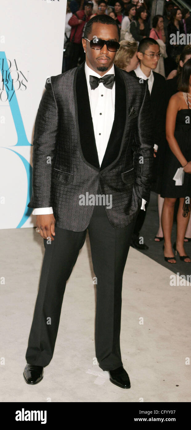 Jun 04, 2007 - New York, NY, USA - Hip hop artist SEAN COMBS at the ...