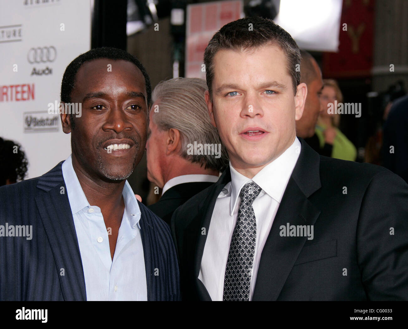 Jun 5, 2007 - Hollywood, California, USA - Actor DON CHEADLE & MATT ...