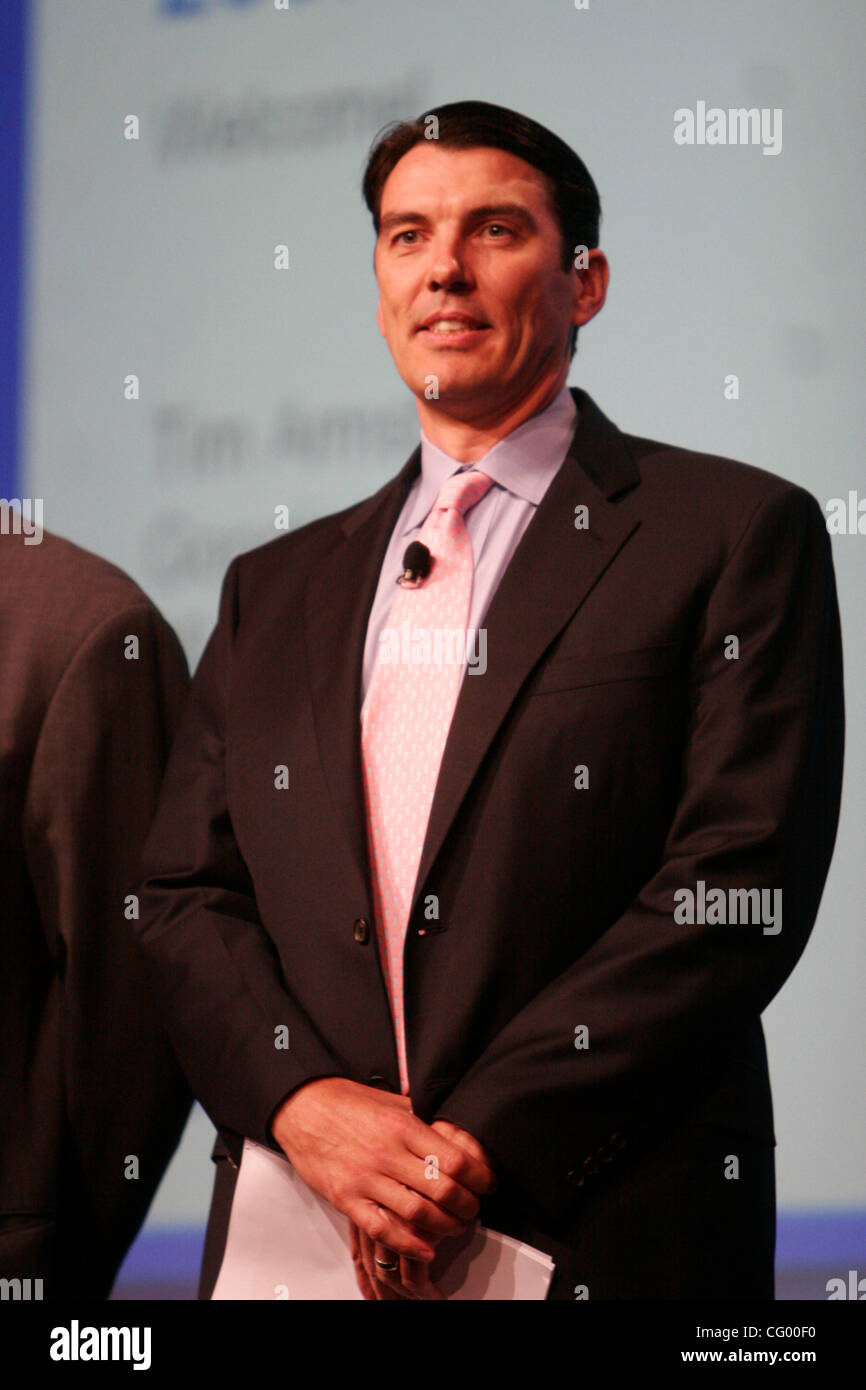 Tim Armstrong President of Advertising Sales at Google speaking at the ...