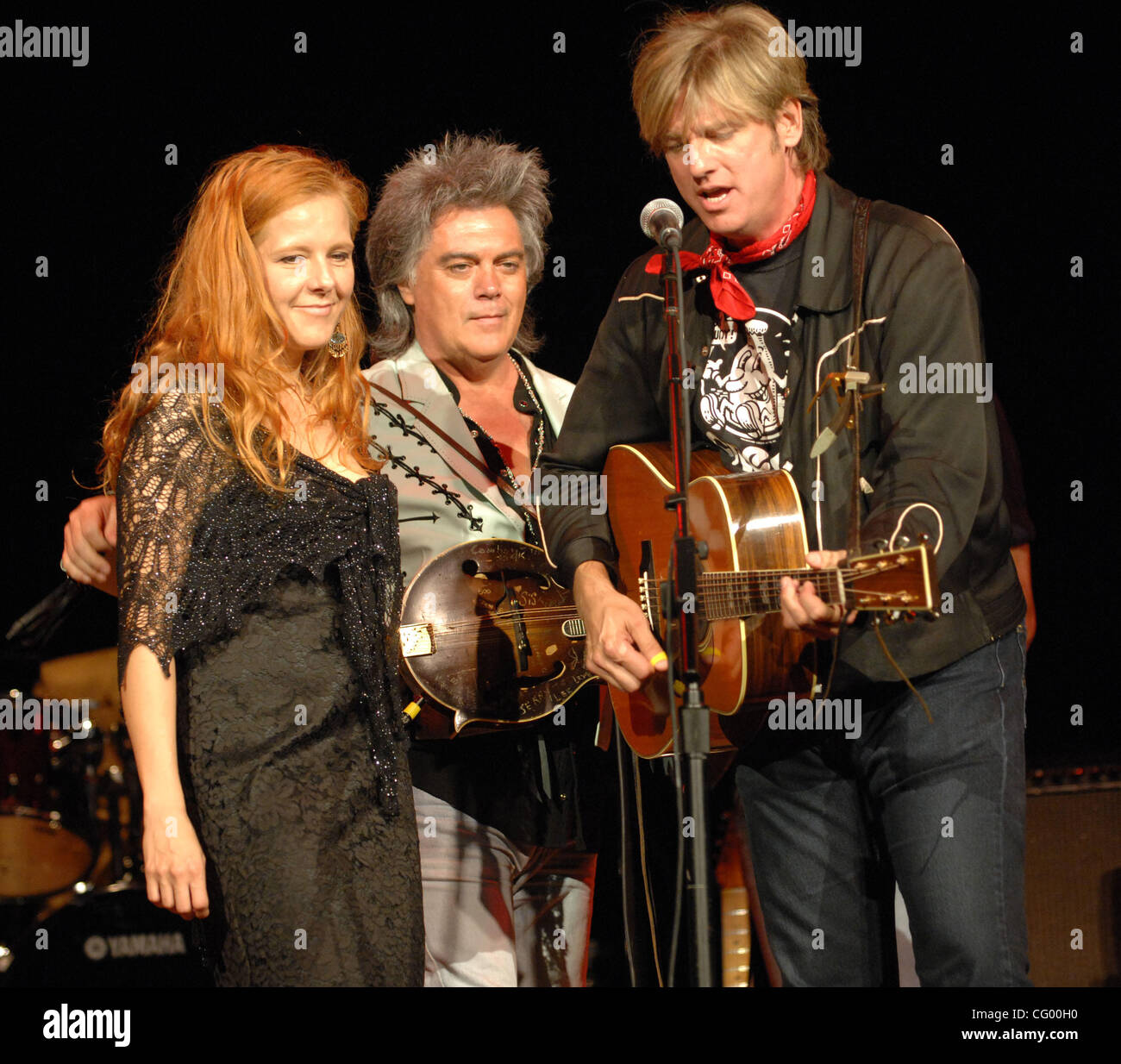Jun 6, 2007 Nashville, TN; USA, (L-R) Musicians NEKO CASE, MARTY STUART ...