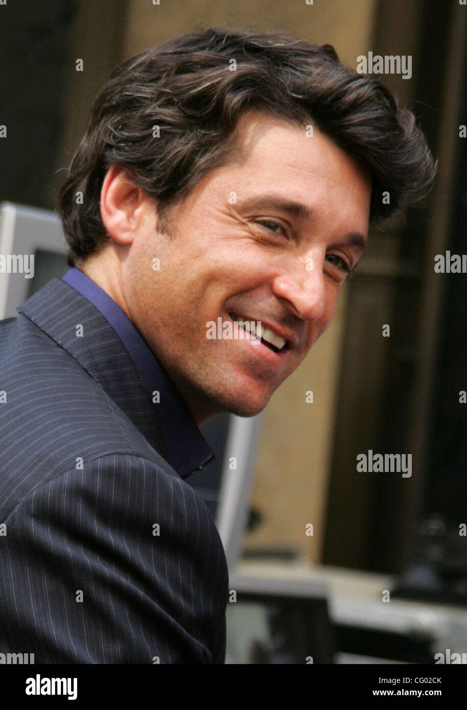 Jun 07, 2007 - New York, NY, USA - Actor PATRICK DEMPSEY films his new ...