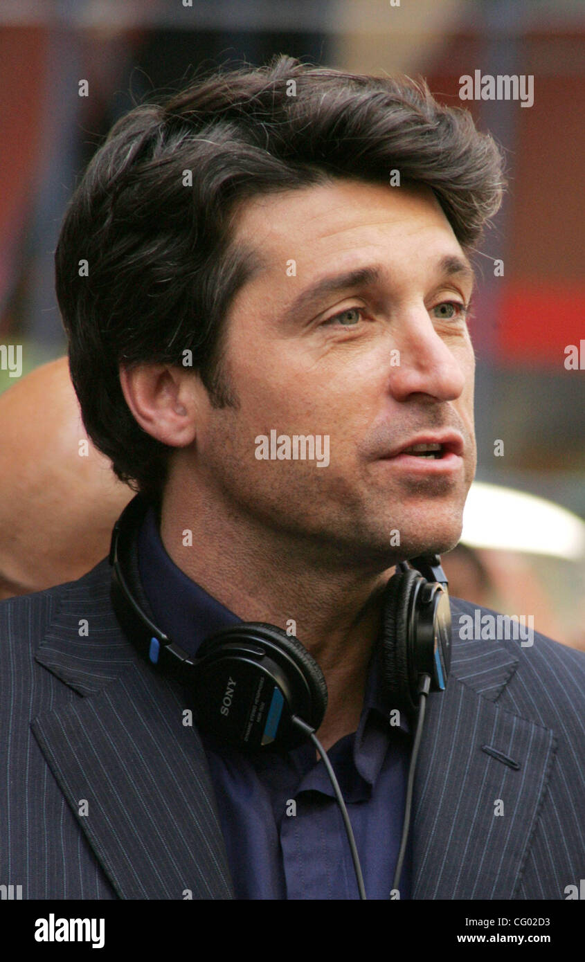 Jun 07, 2007 - New York, NY, USA - Actor PATRICK DEMPSEY films his new ...