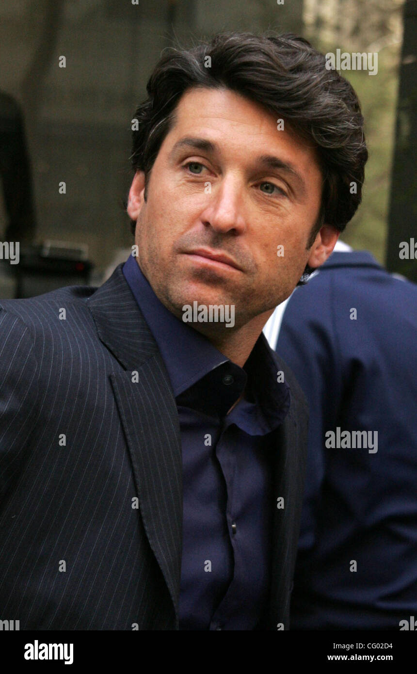 Jun 07, 2007 - New York, NY, USA - Actor PATRICK DEMPSEY films his new ...