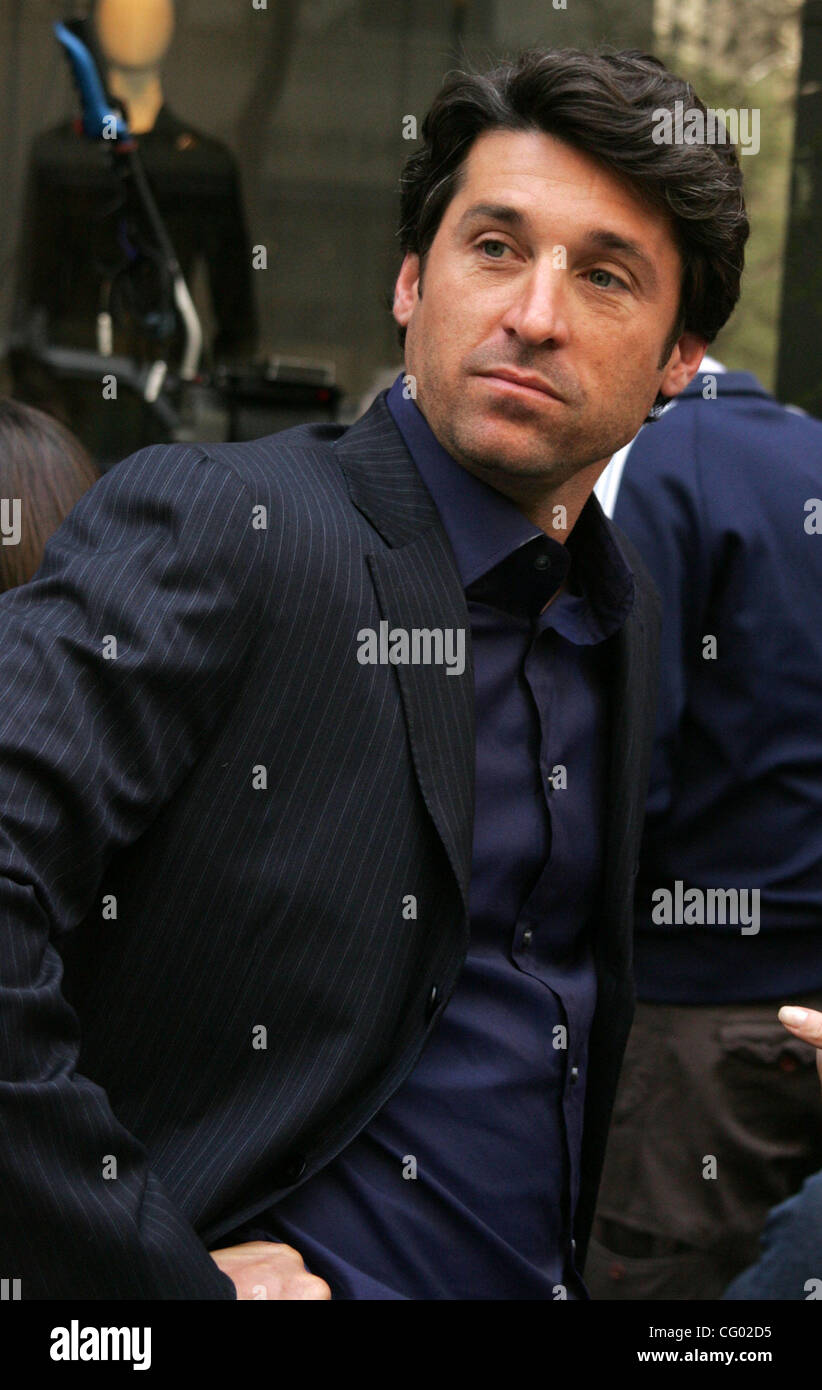 Jun 07, 2007 - New York, NY, USA - Actor PATRICK DEMPSEY films his new ...