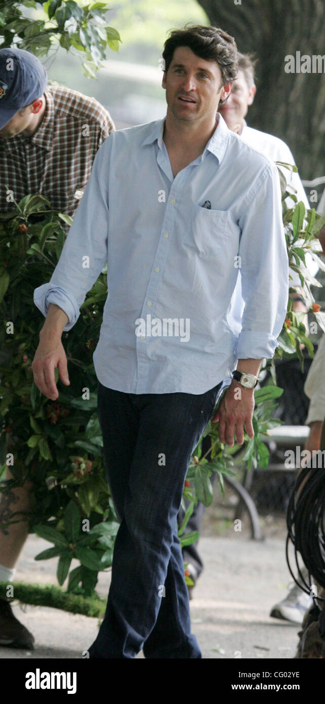 Jun 08, 2007 - New York, NY, USA - Actor PATRICK DEMPSEY films his new ...