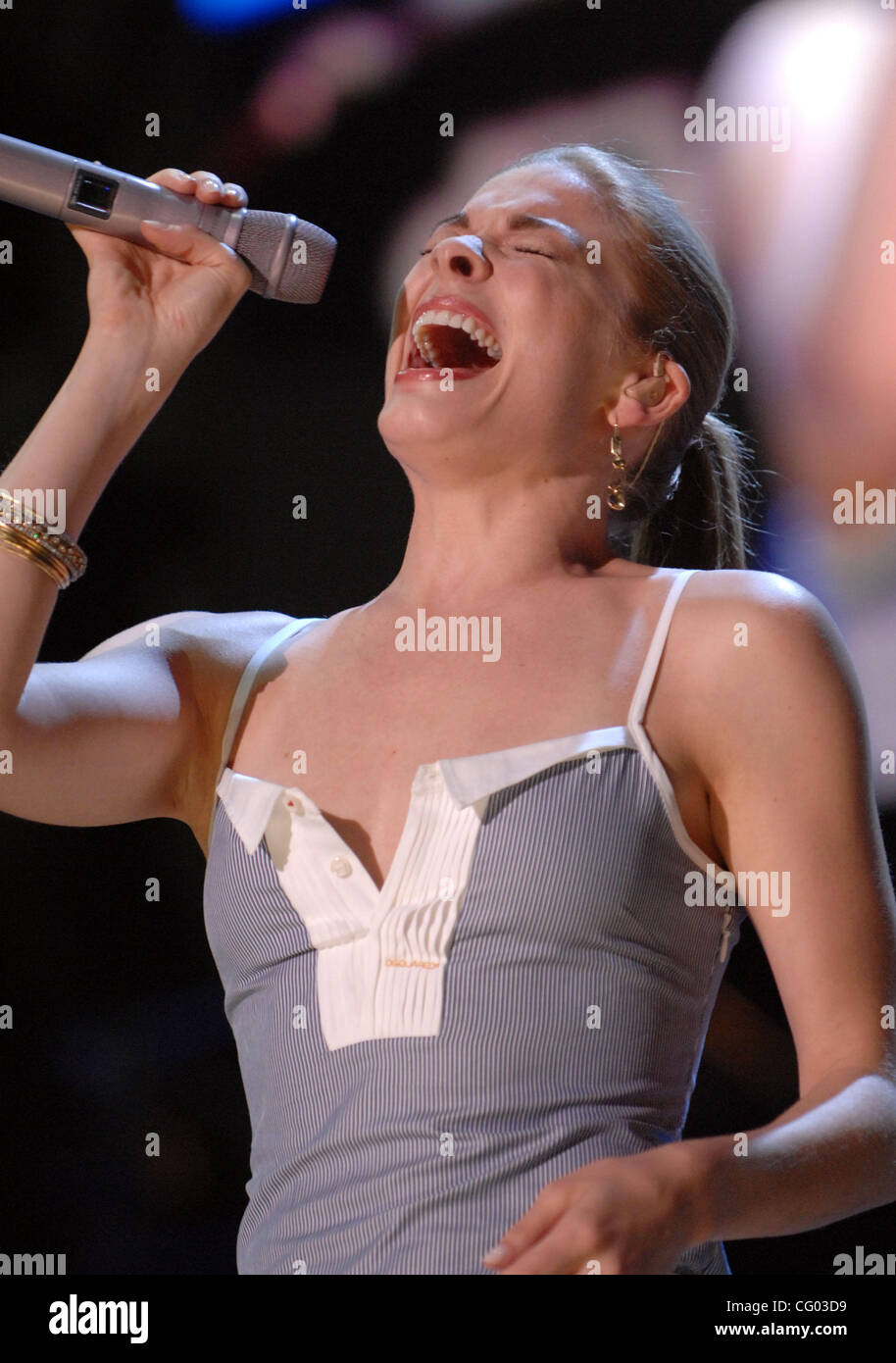 Jun 9, 2007 Nashville, TN; USA, Singer LEANN RIMES performs live at LP ...