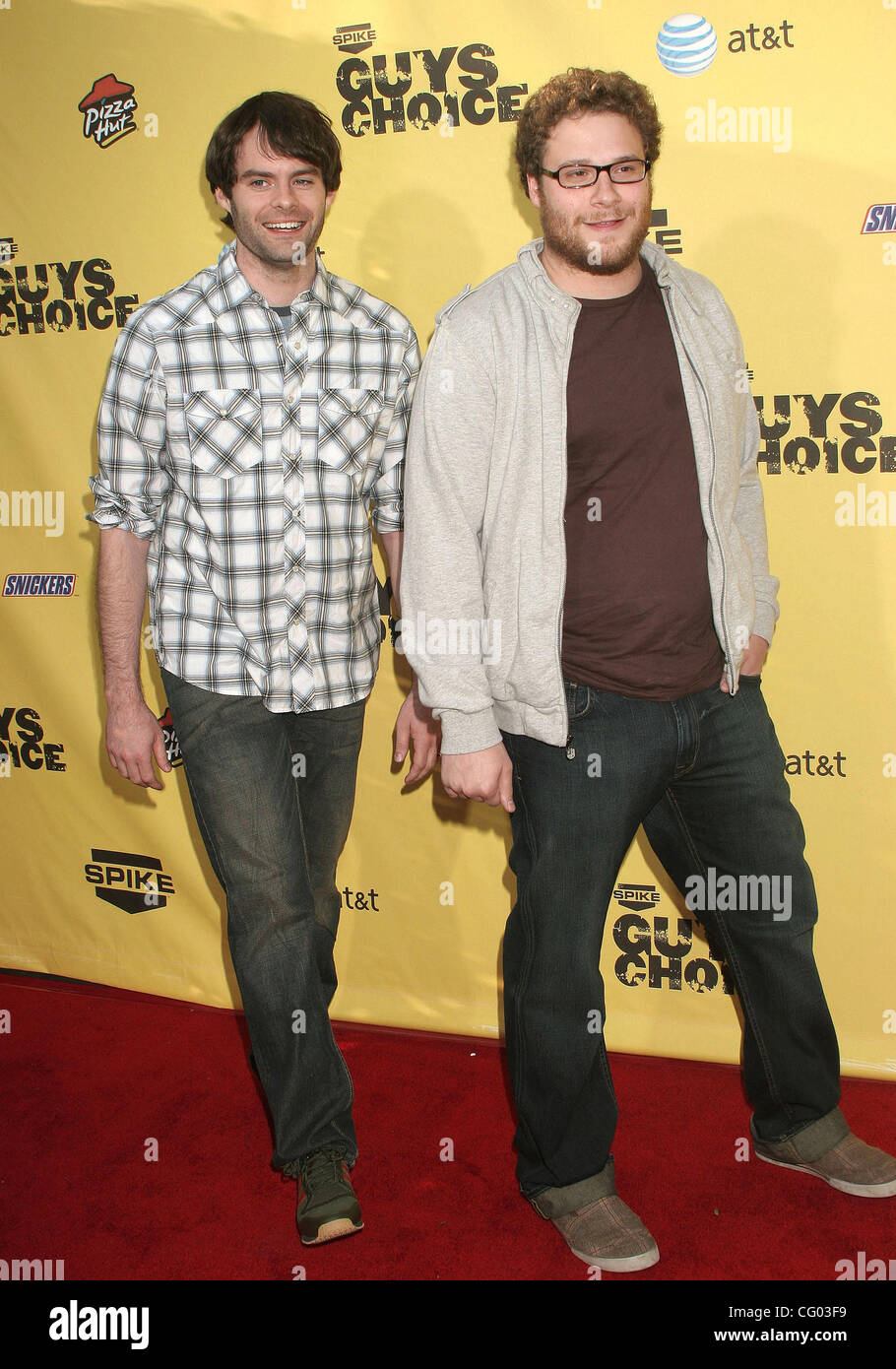 Jun 09, 2007; Hollywood, California, USA; Actors SETH ROGAN and BILL ...