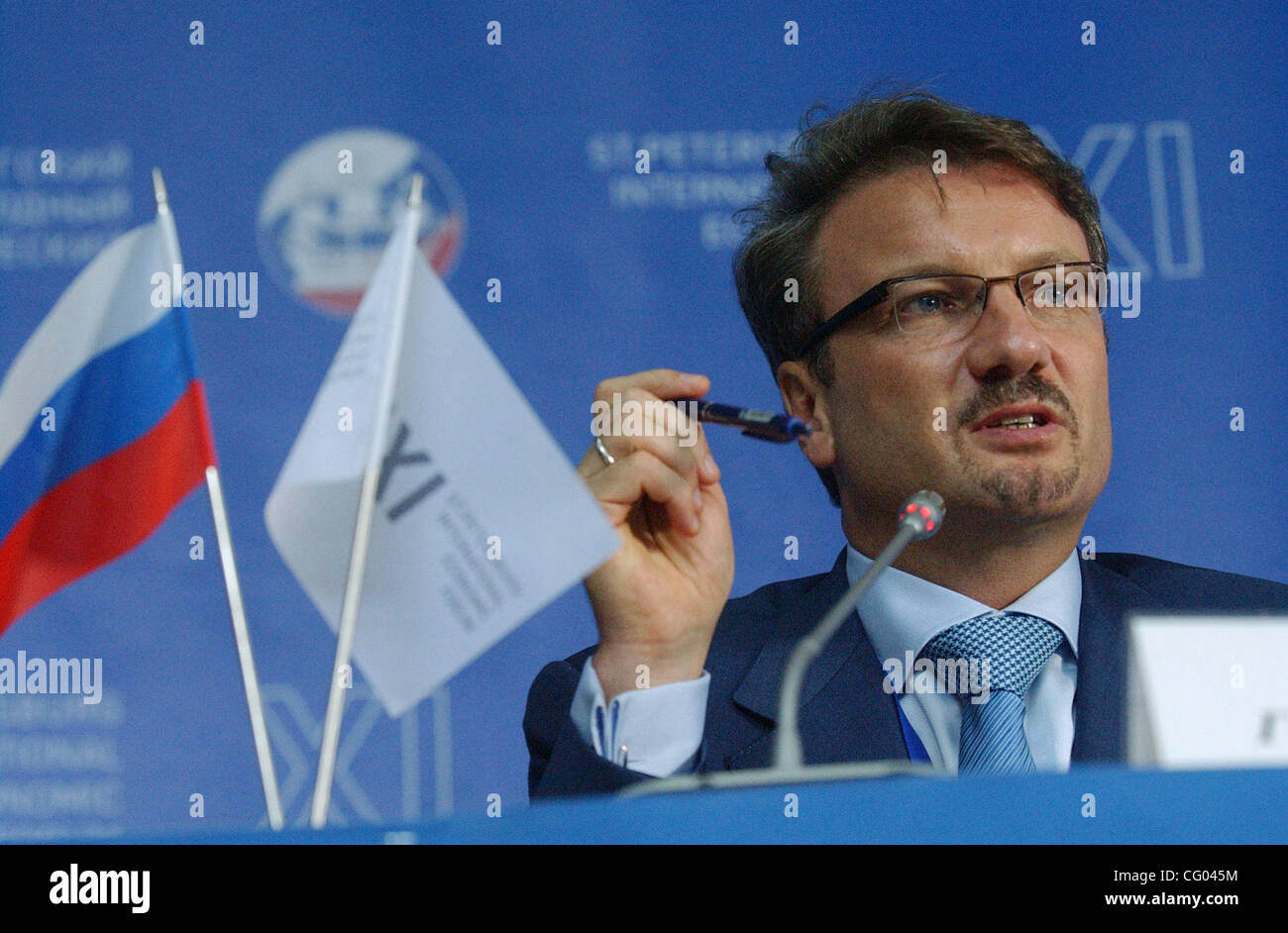 Russian Minister of Economic Development and Trade Herman Gref at the ...