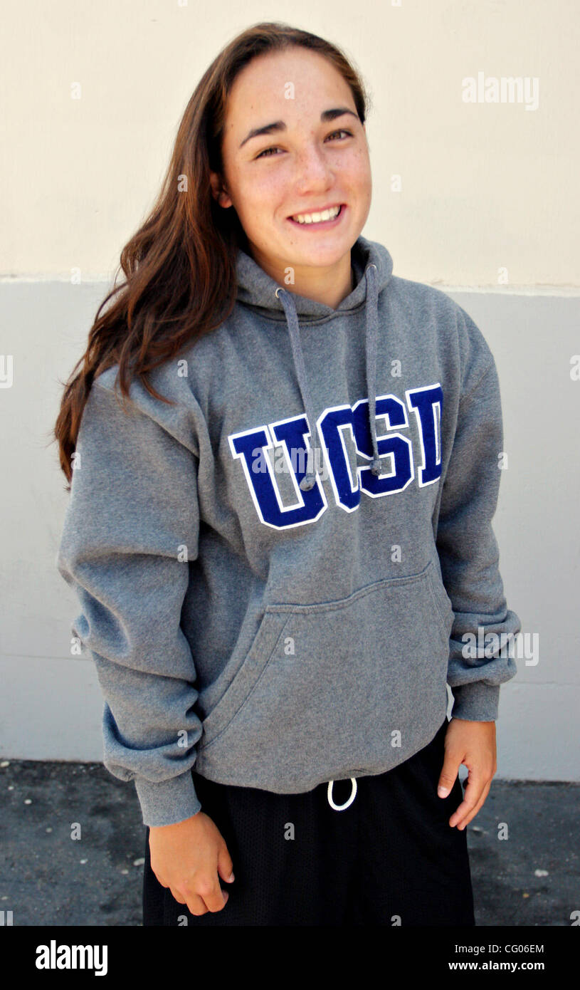 San Leandro High School softball player Sarah Woofter, shown on ...
