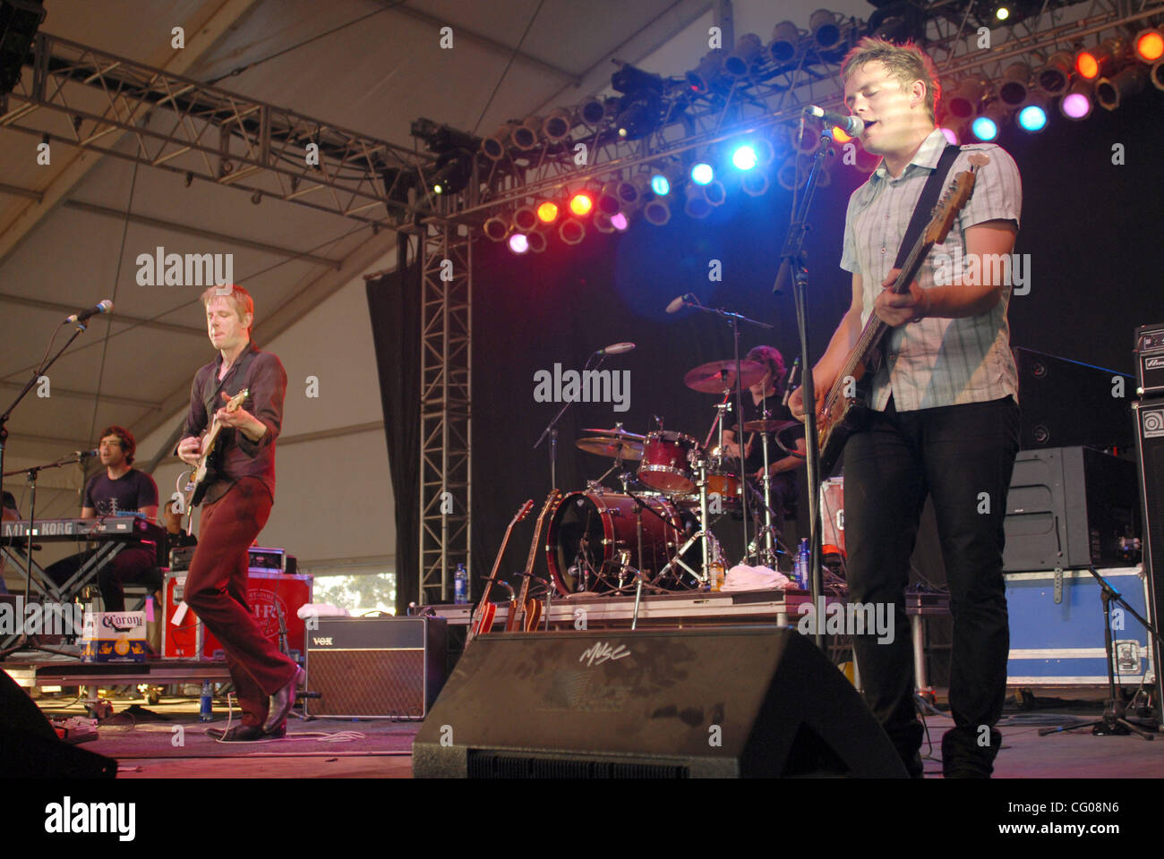 Jun 16, 2007 Manchester, TN; USA, (L-R) Singer / Guitarist BRITT DANIEL ...