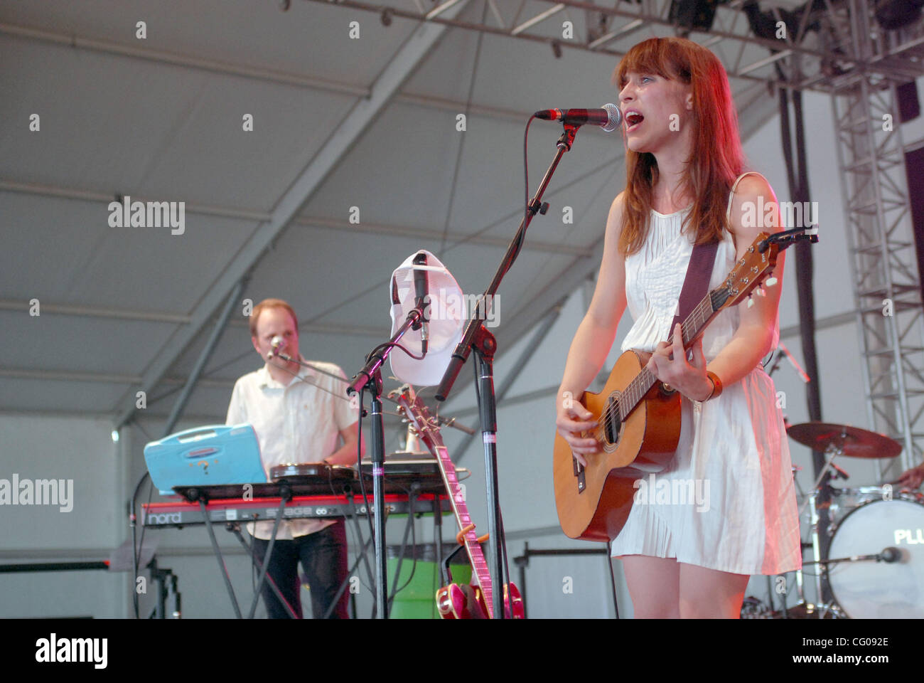 Jun 17, 2007 Manchester, TN; USA, Musician FEIST performs live as part ...