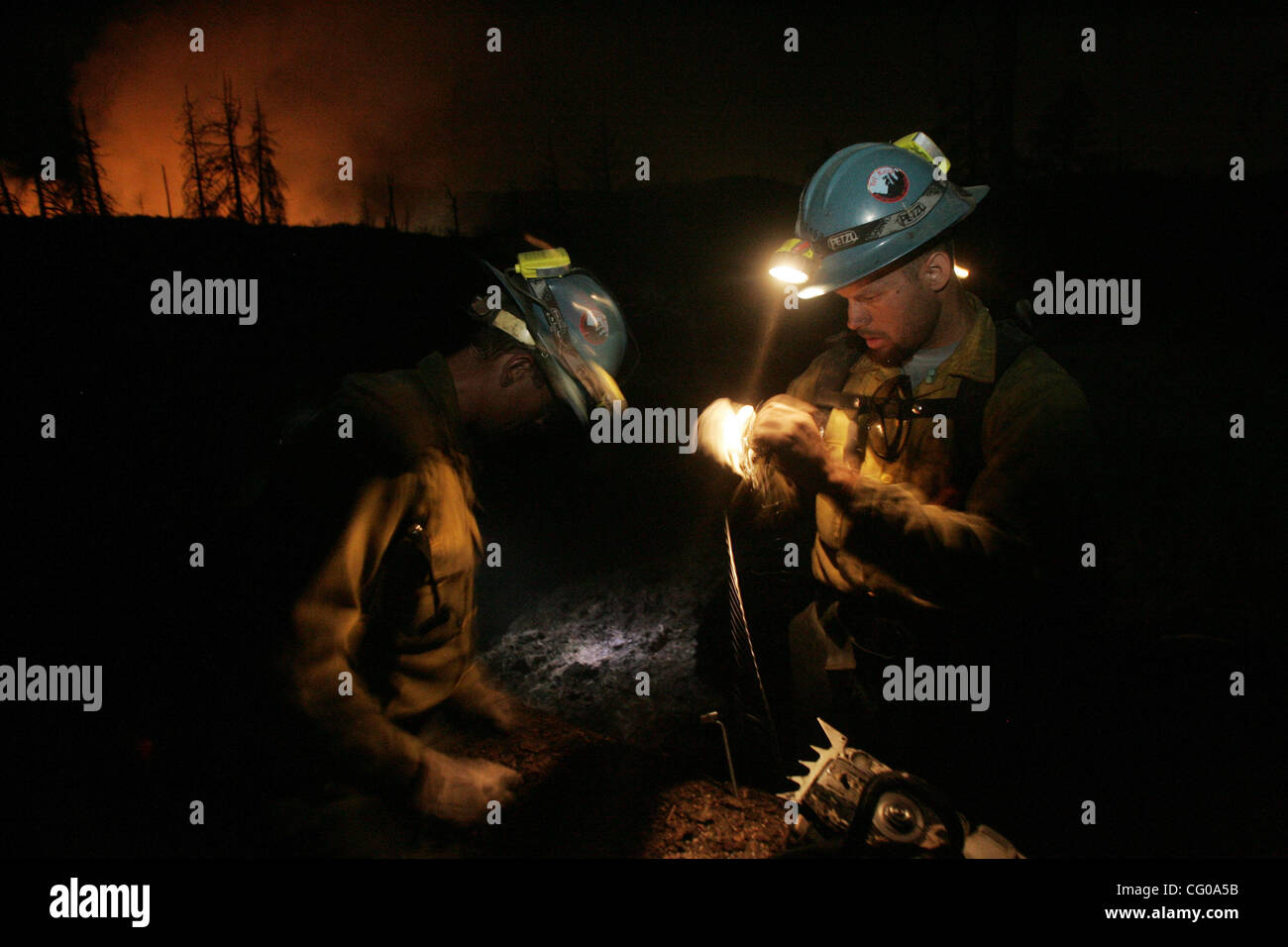 Photo by: Guy Kitchens Del Rosa Hotshot David Borero and Jeff Bates ...