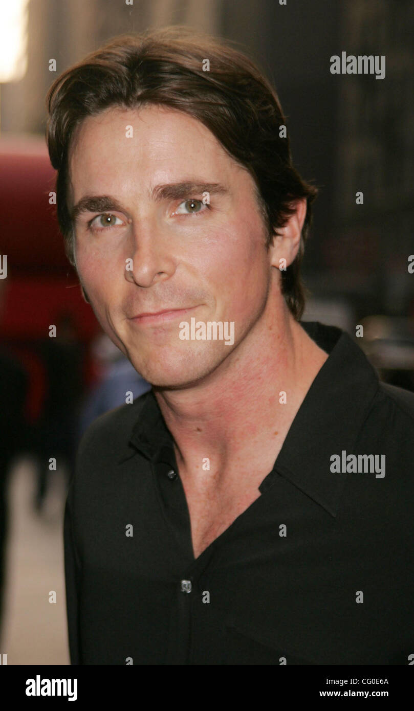 Jun 25, 2007 - New York, NY, USA -Actor CHRISTIAN BALE at the arrivals ...