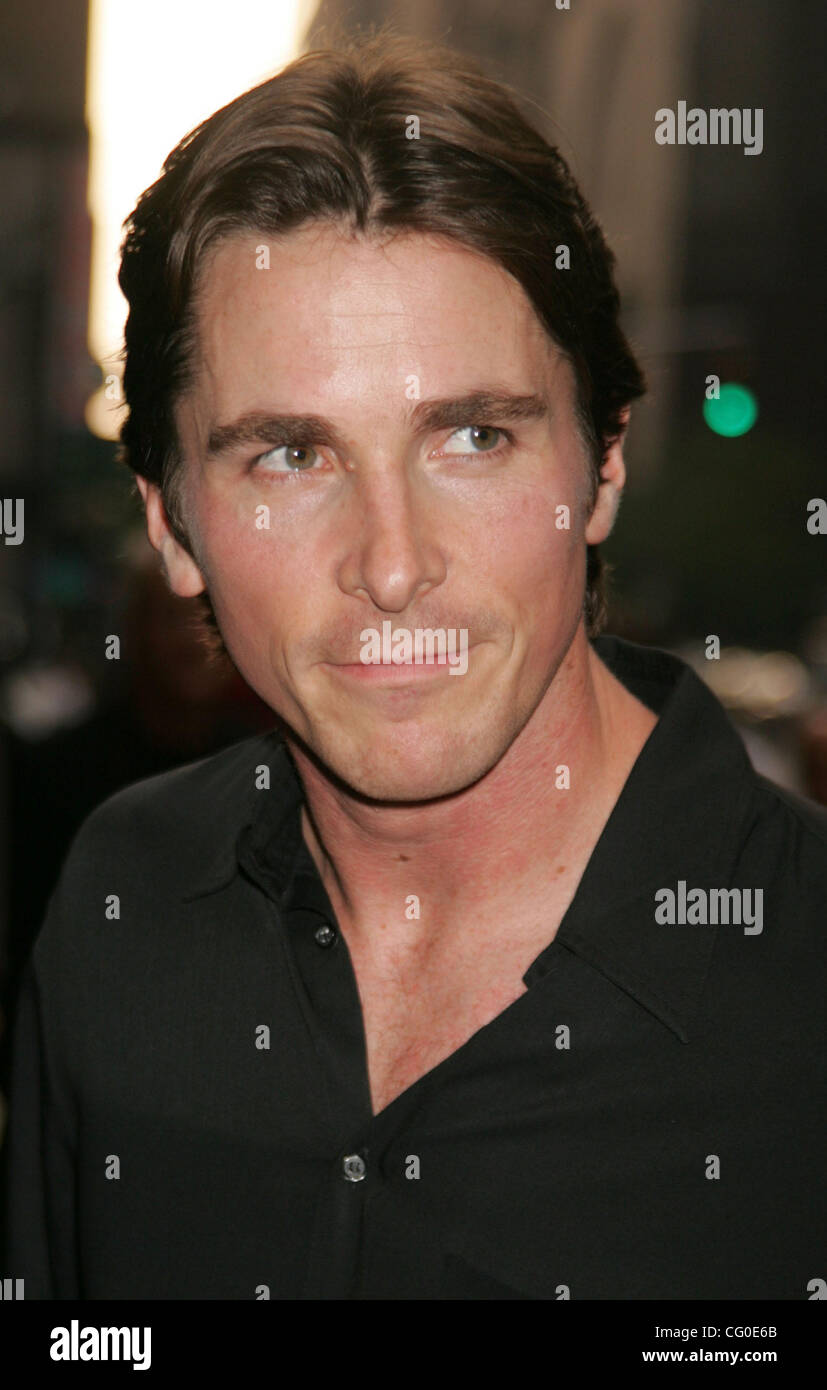 Jun 25, 2007 - New York, NY, USA -Actor CHRISTIAN BALE at the arrivals ...