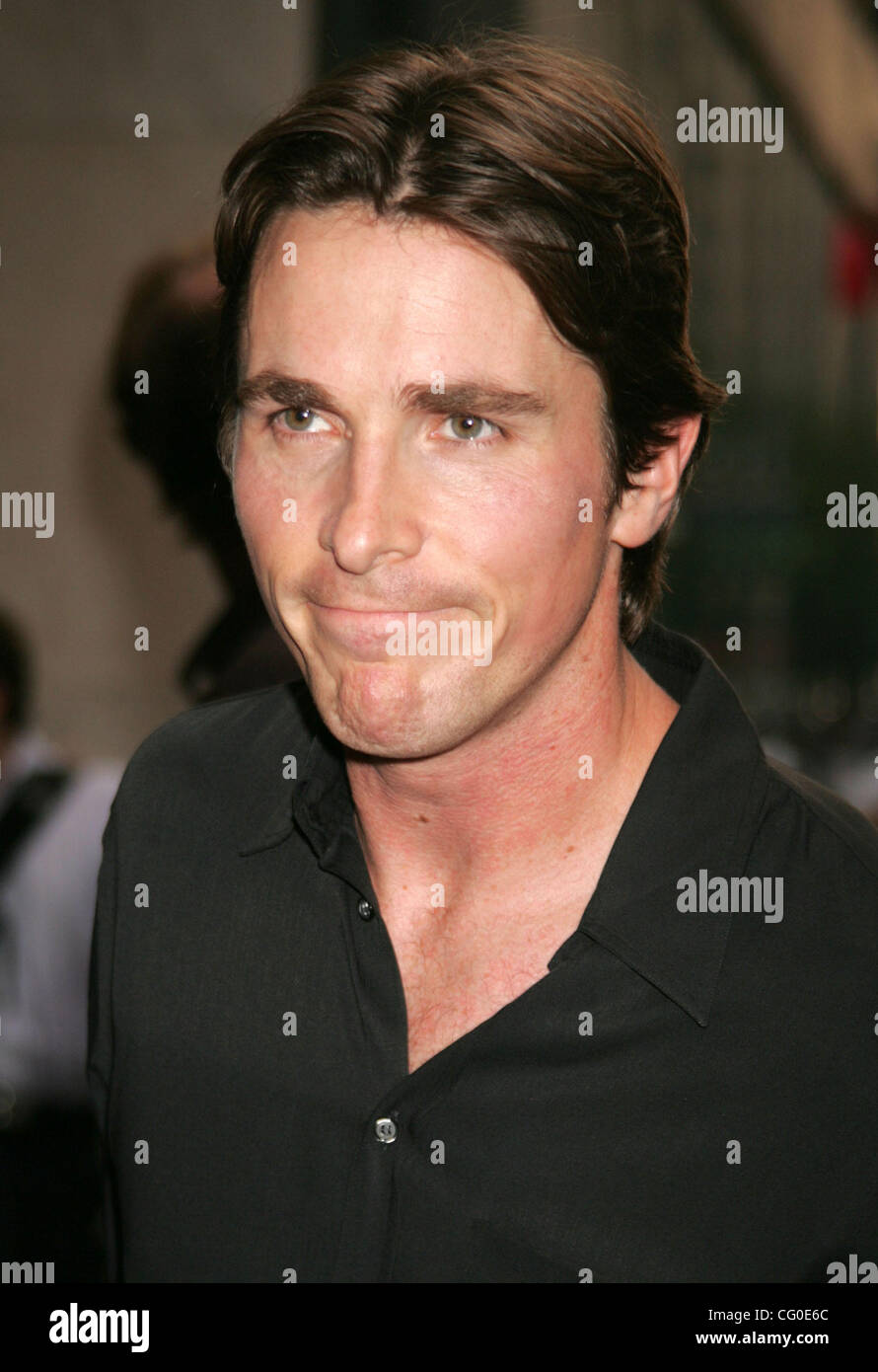 Jun 25, 2007 - New York, NY, USA -Actor CHRISTIAN BALE at the arrivals ...