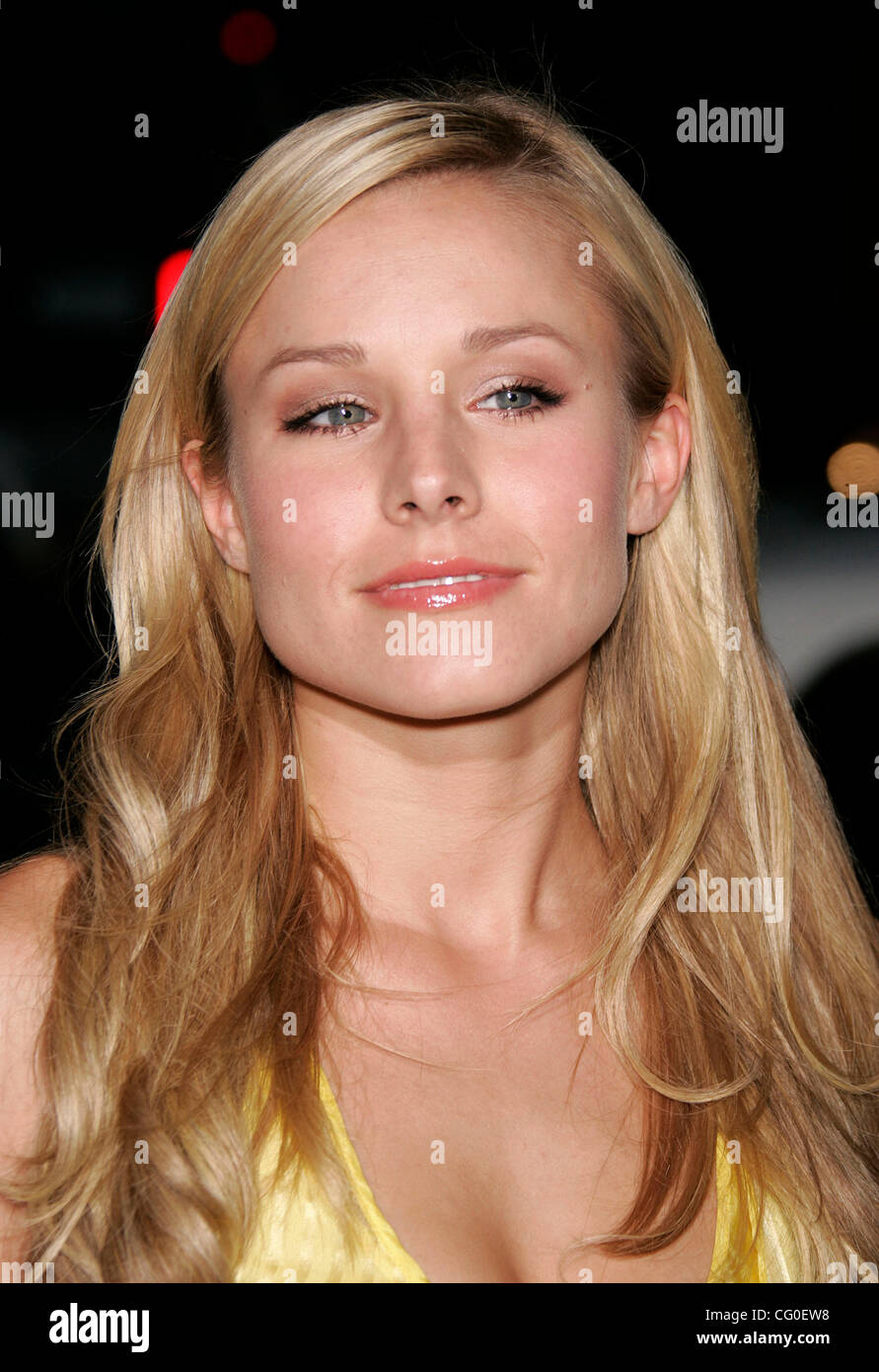 Jun 26,2007; Beverly Hills, California, USA; Actress KRISTEN BELL at ...