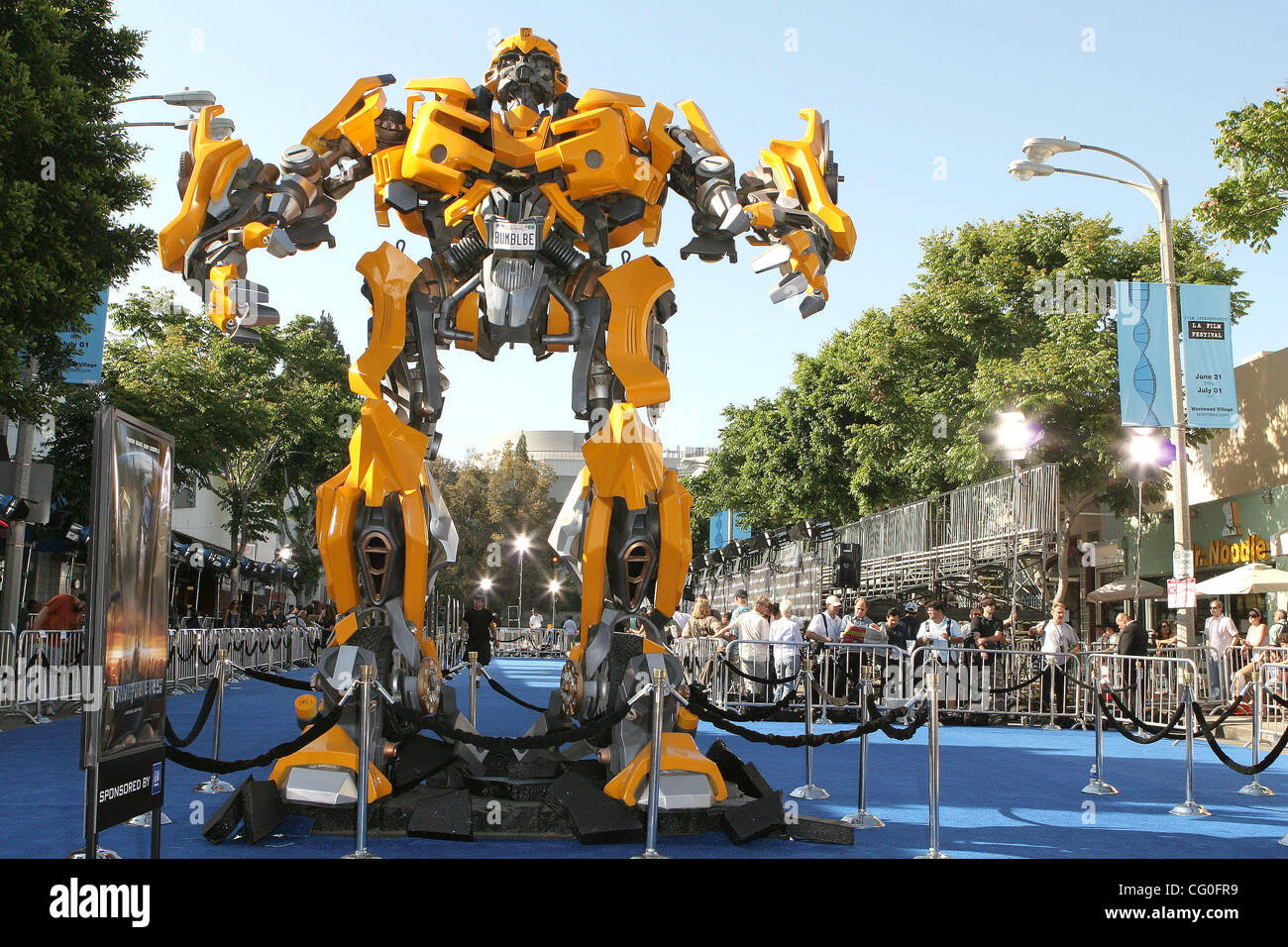 Jun 27, 2007; Hollywood, California, USA; TRANSFORMER model at the ...