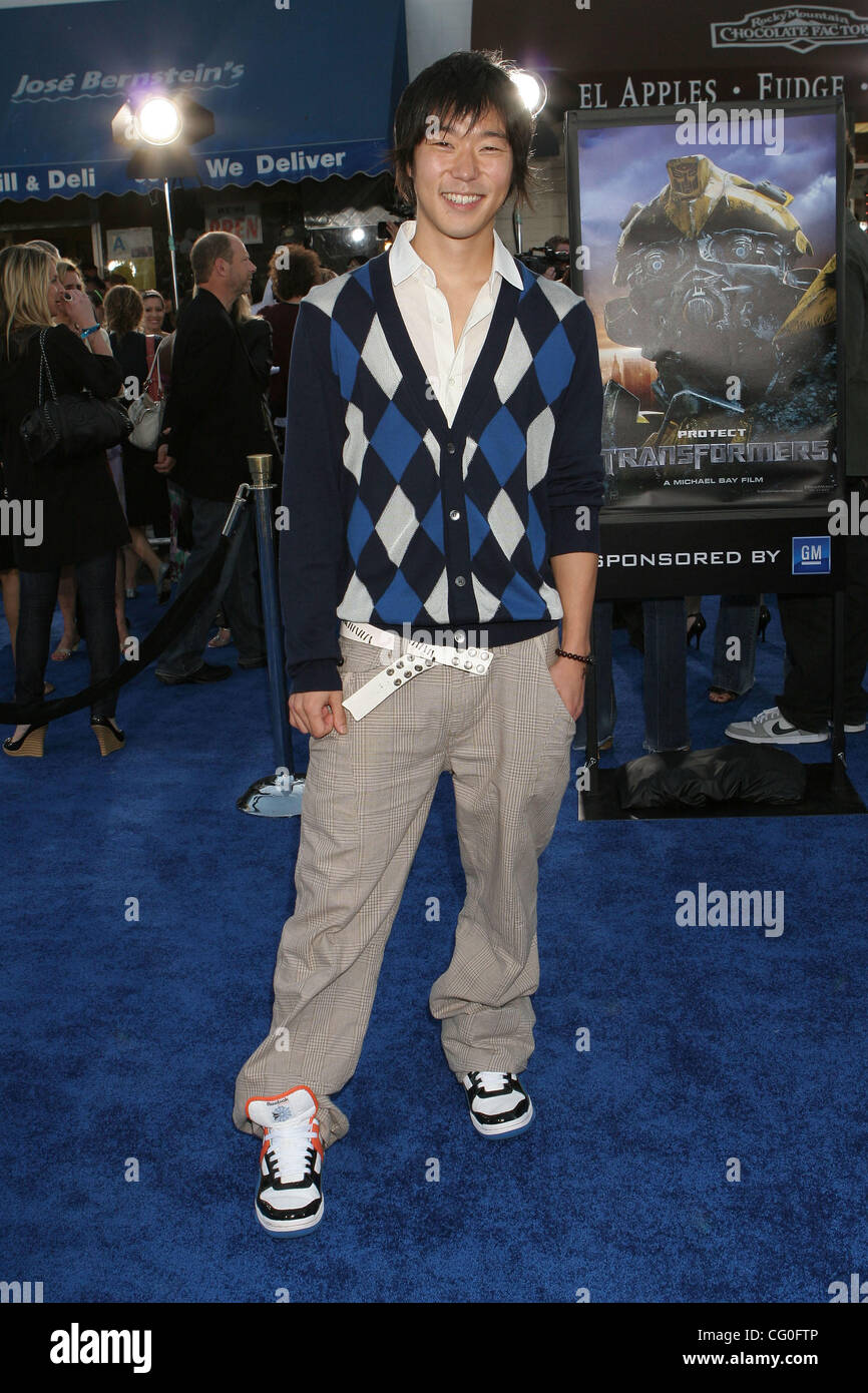 Jun 27, 2007; Hollywood, California, USA; Actor AARON YOO at the ...