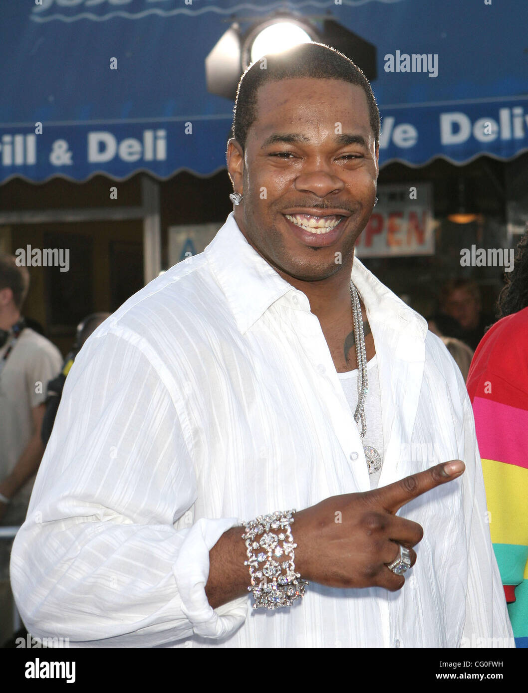 Jun 27, 2007; Hollywood, California, USA; Rapper BUSTA RHYMES at the ...