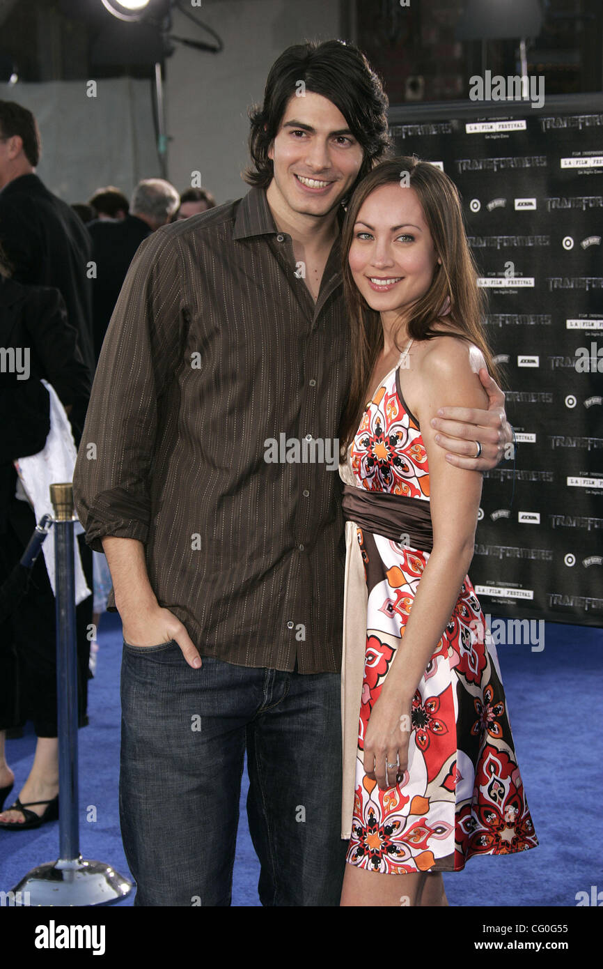 Jun 27, 2007 - Hollywood, CA, USA - Actor BRANDON ROUTH and wife ...