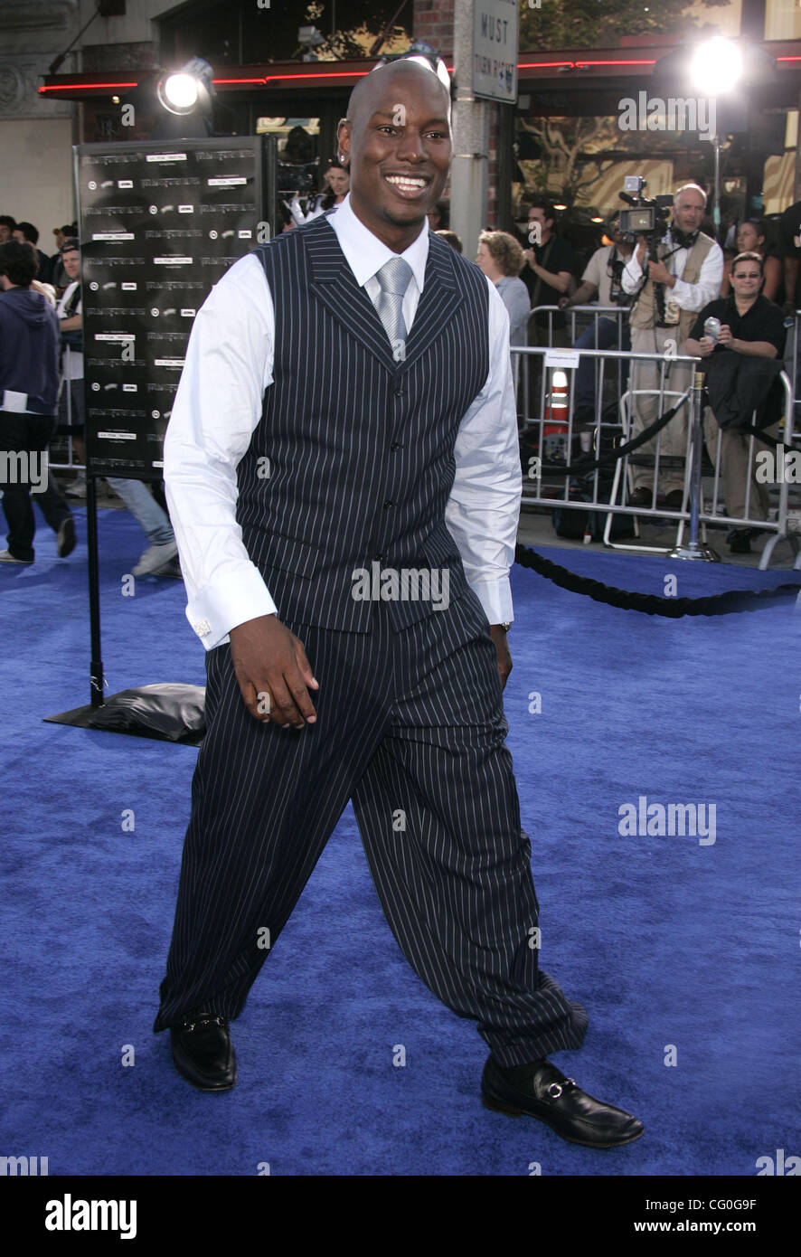 Jun 27, 2007 - Hollywood, CA, USA - TYRESE GIBSON at the Hollywood ...