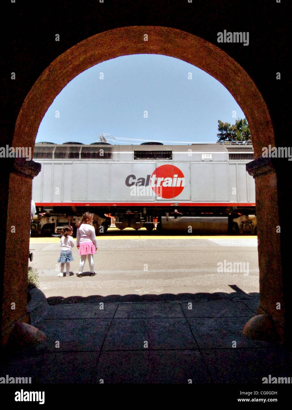 Caltrain locomotive hi-res stock photography and images - Alamy