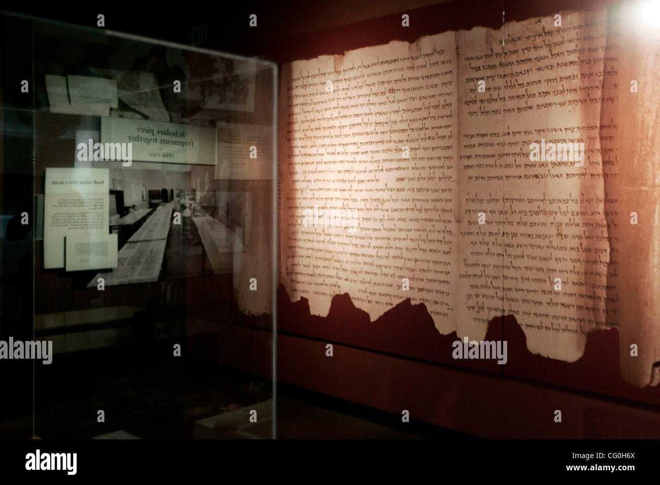 Dead sea scrolls exhibit hi-res stock photography and images - Alamy