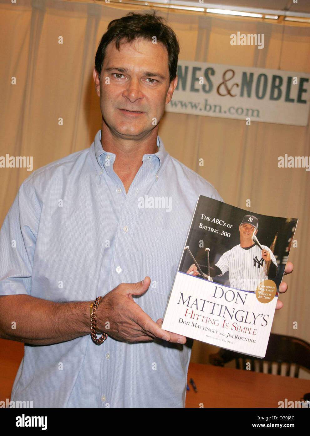 Jul 03, 2007 - New York, NY, USA - DON MATTINGLY, retired New York ...