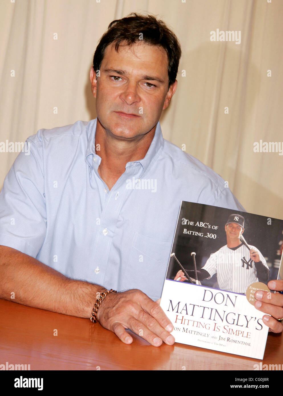Jul 03, 2007 - New York, NY, USA - DON MATTINGLY, retired New York ...