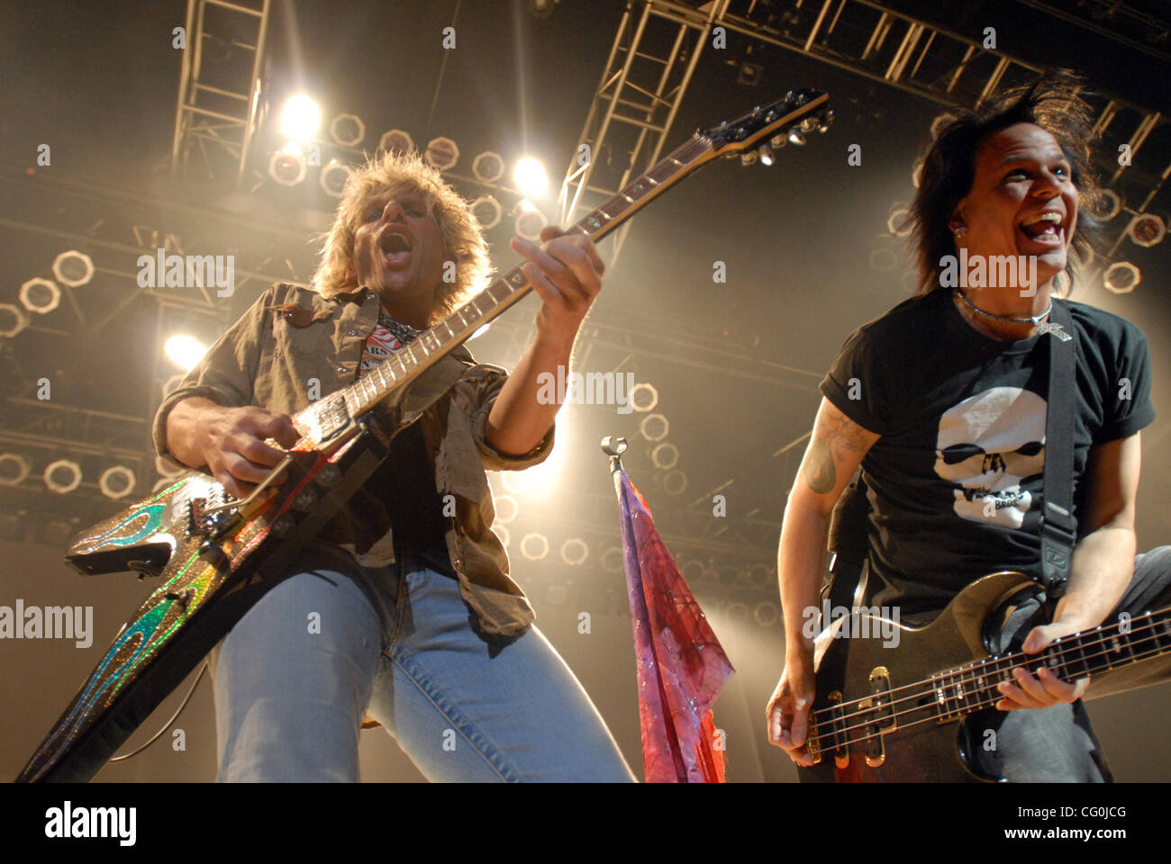 Jul. 3, 2007 Myrtle Beach, SC; USA, Guitarist CC DEVILLE and Bass ...