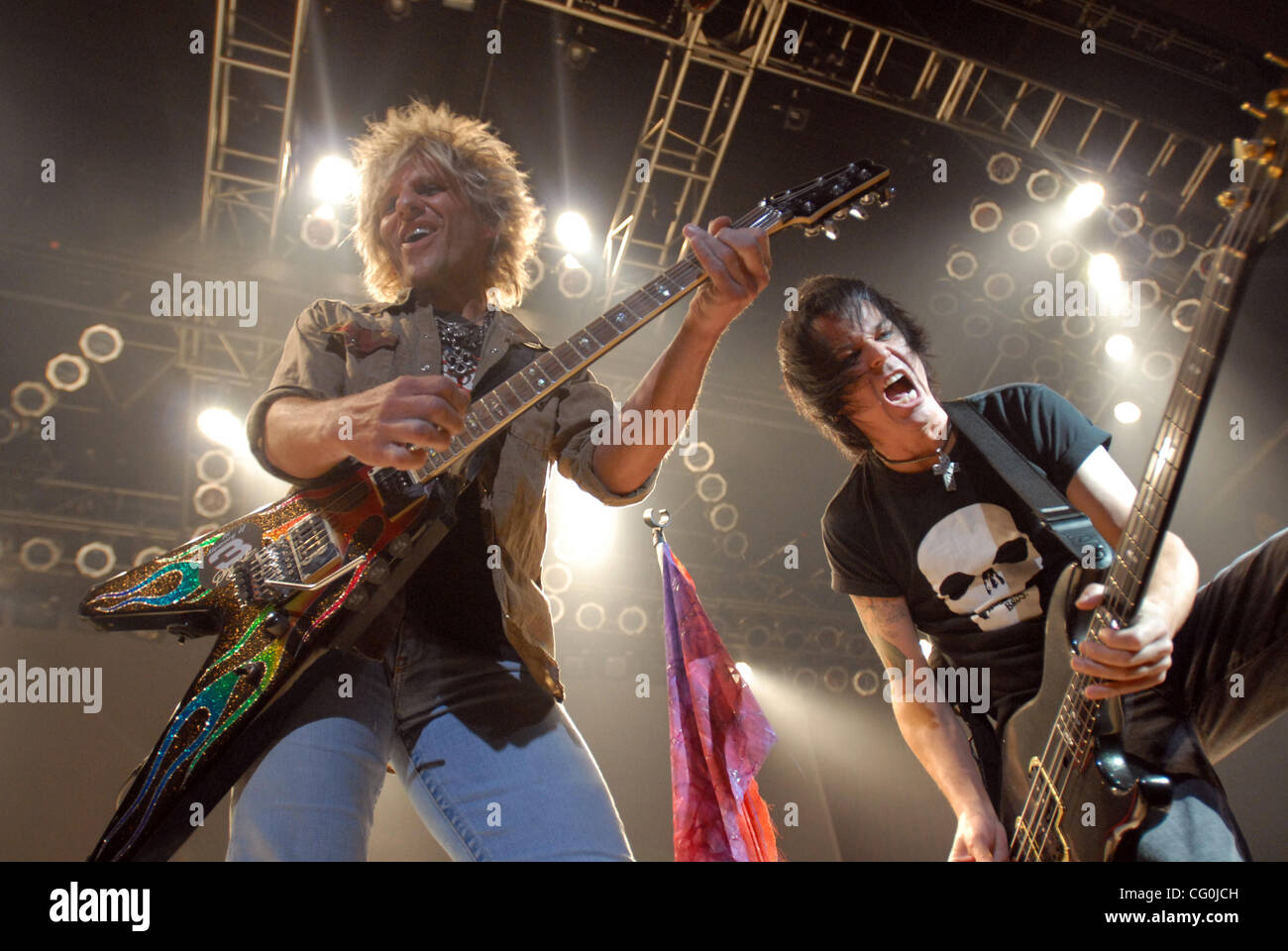 Jul. 3, 2007 Myrtle Beach, SC; USA, Guitarist CC DEVILLE and Bass ...