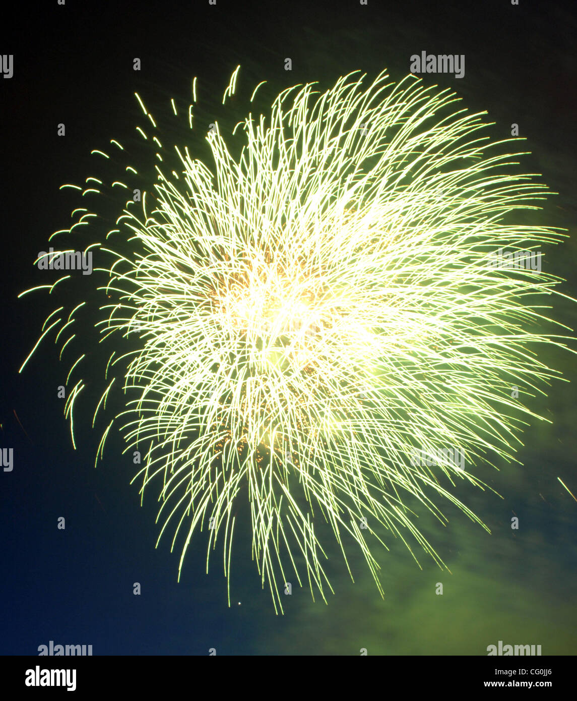 Jul. 4, 2007 Wilmington, NC; USA, Fireworks are displayed over the ...