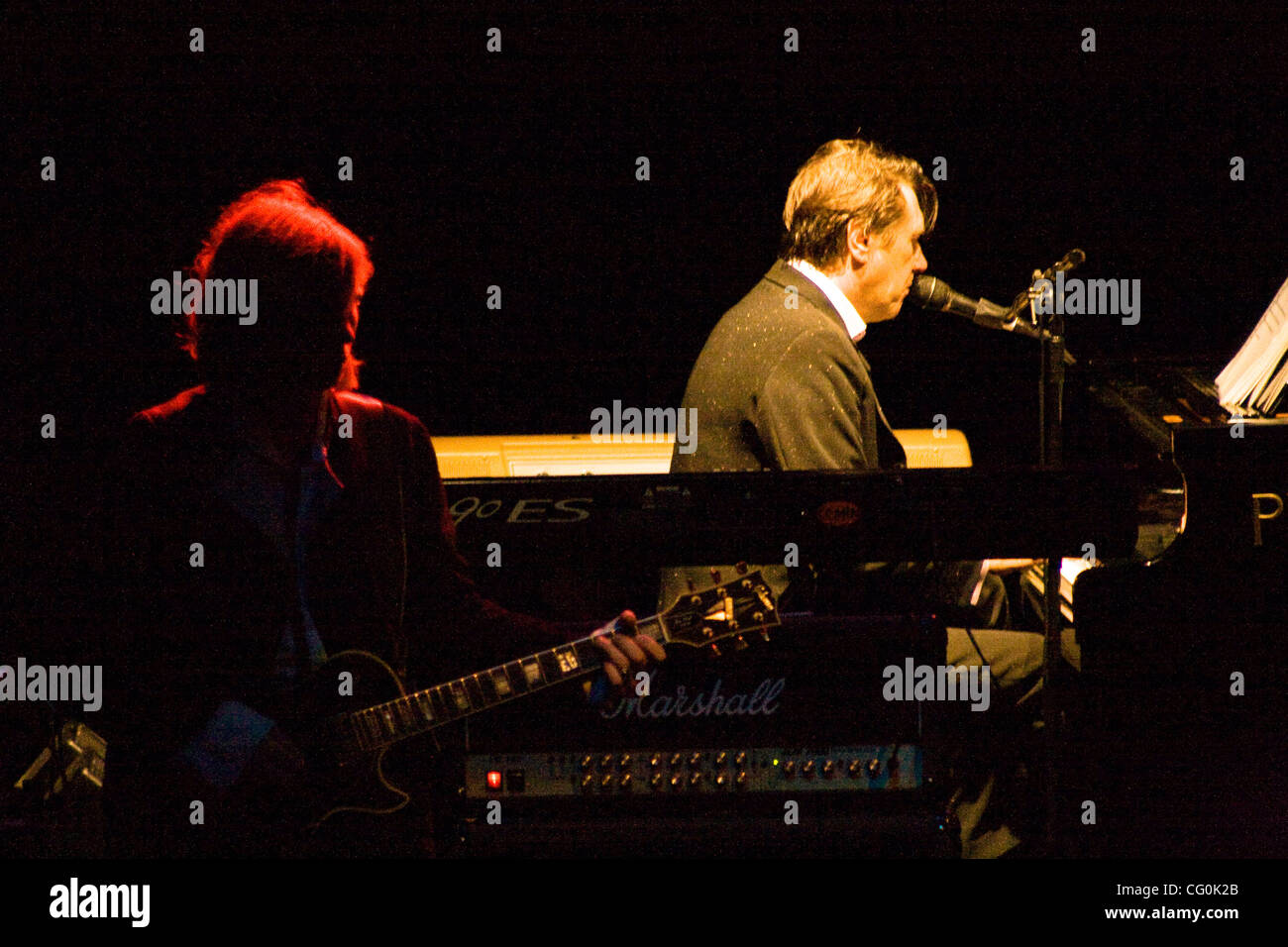 Bryan Ferry, former lead singer and founder of Roxy Music, played the ...